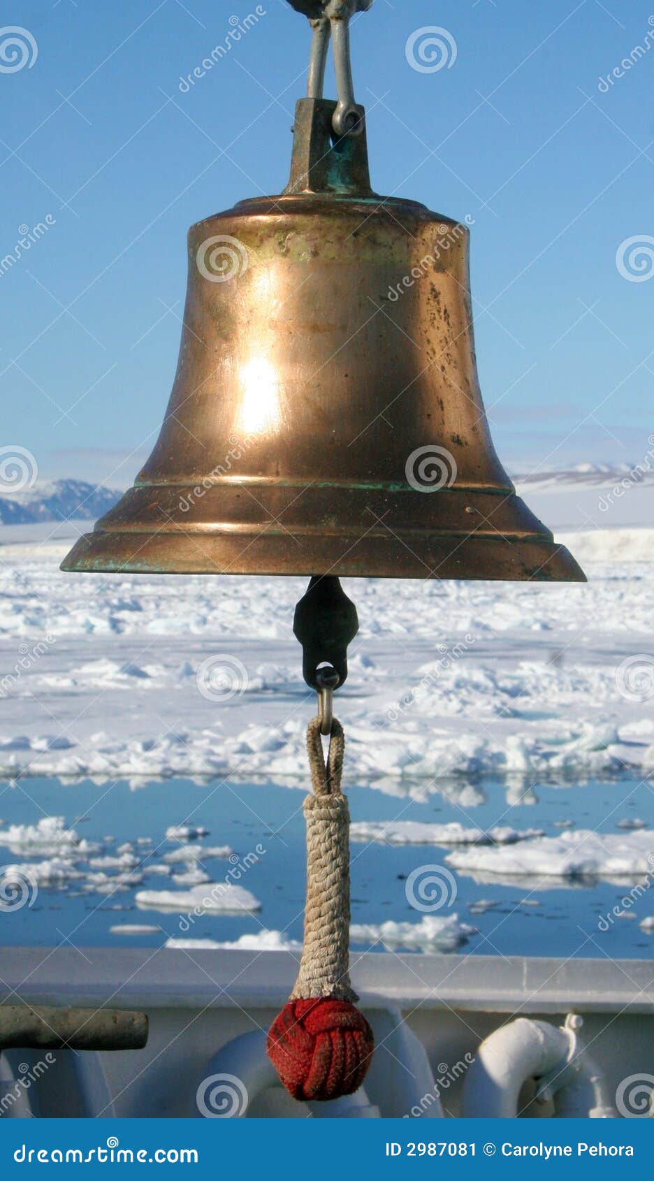 Ship s Bell stock image. Image of snow, arctic, chrome - 2987081