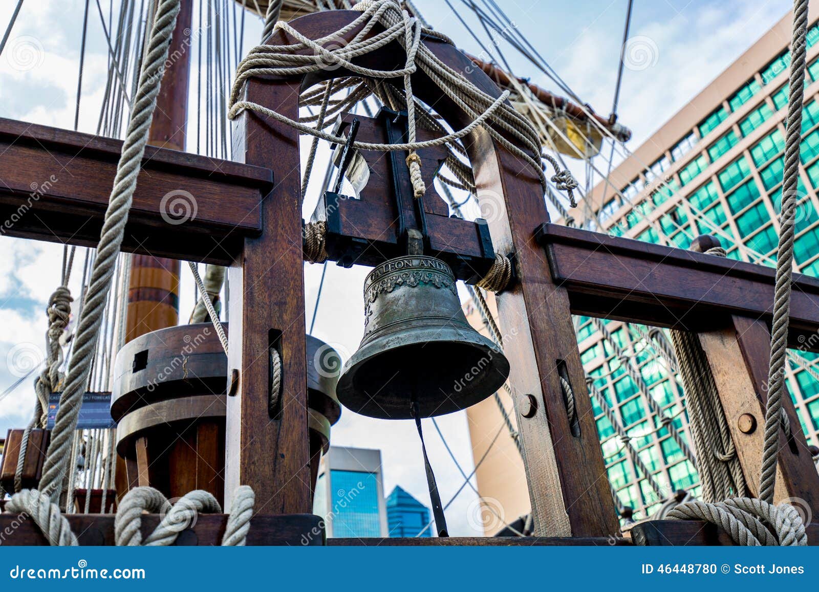 Ship s Bell stock photo. Image of ship, vessel, sailing - 46448780