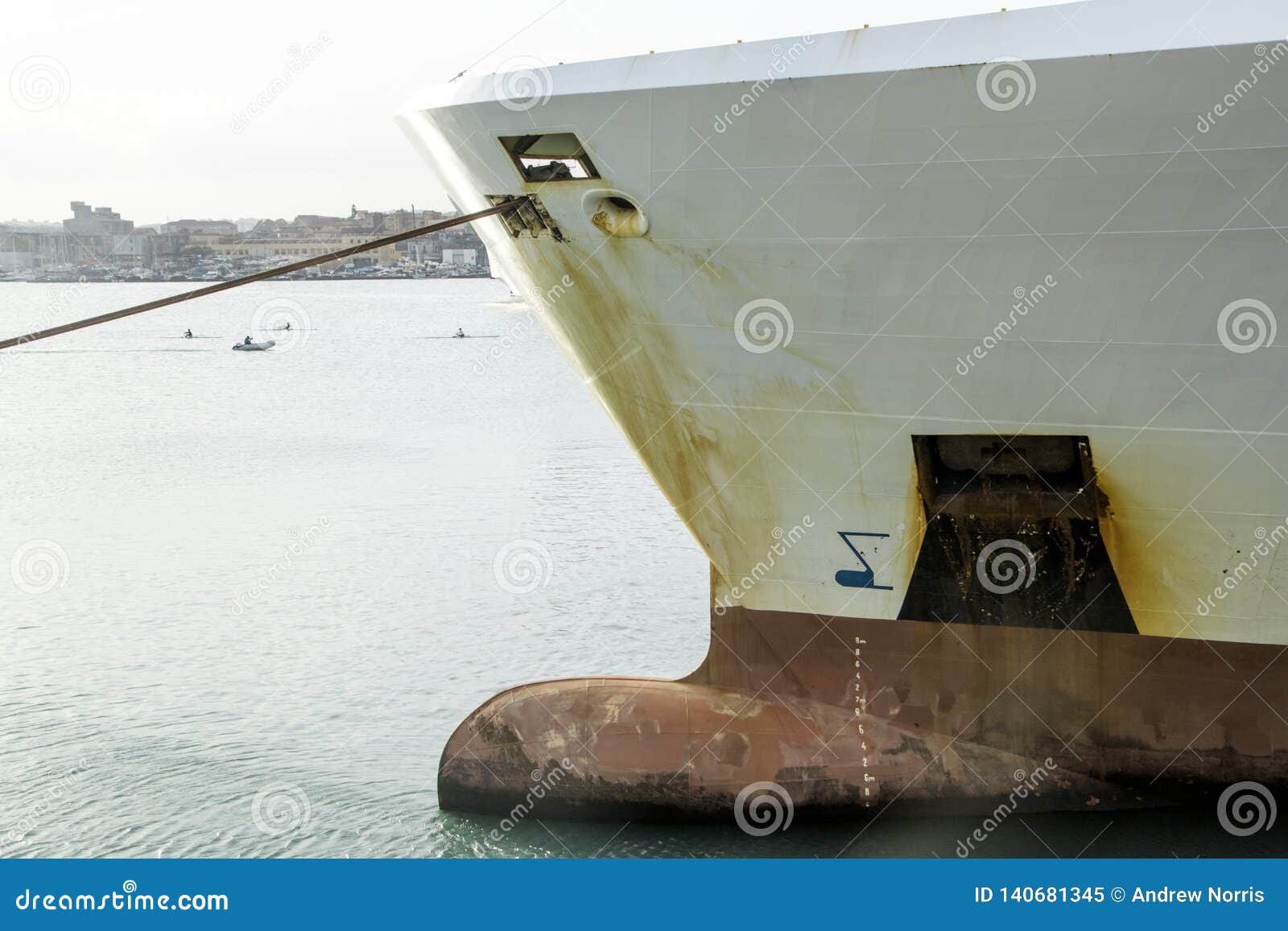 Ship s Bow stock image. Image of ferry, passenger, moor - 140681345