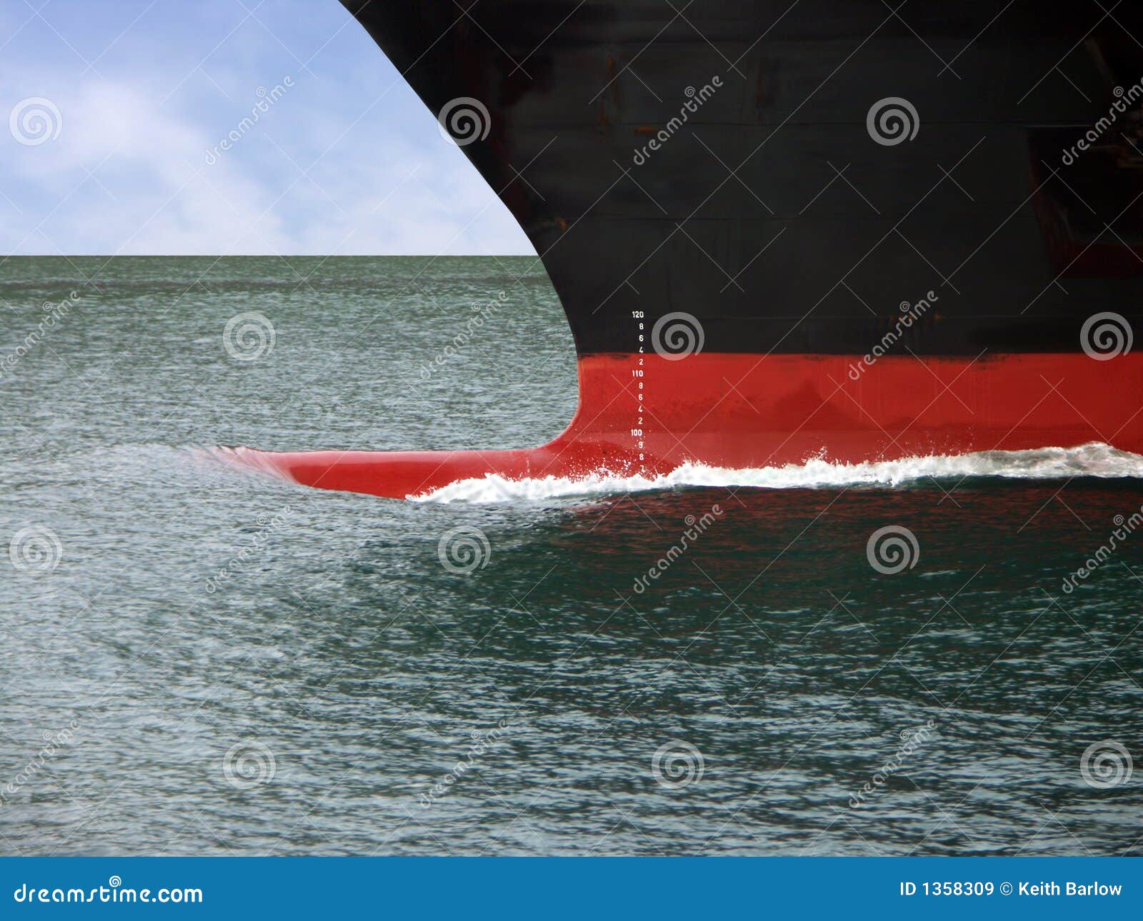 Ship s bow in water stock image. Image of ship, front - 1358309