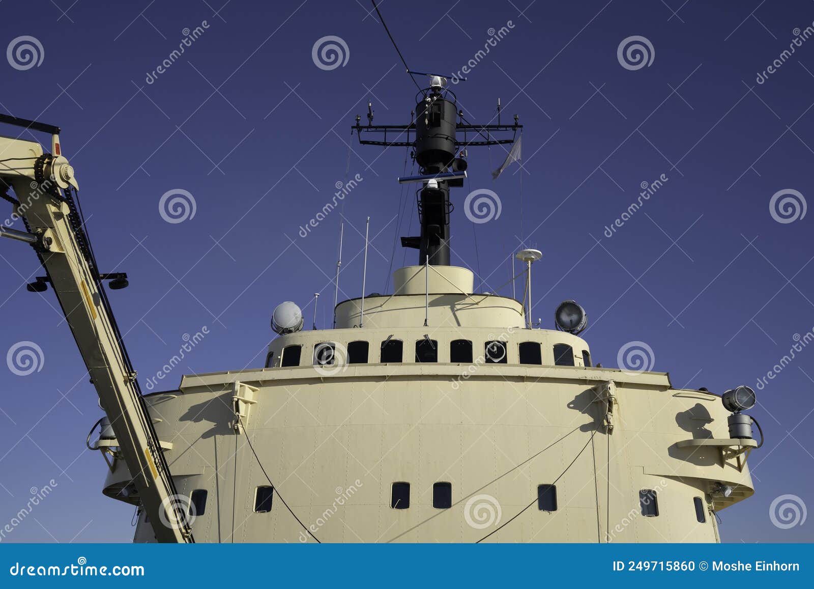 A Ship`s Command Bridge stock photo. Image of command - 249715860