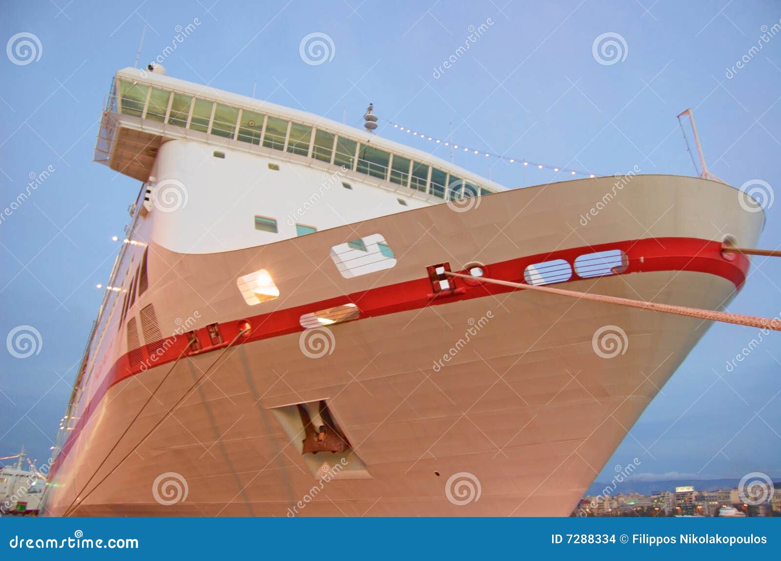 Ship s fore stock photo. Image of anchored, front, transortation - 7288334