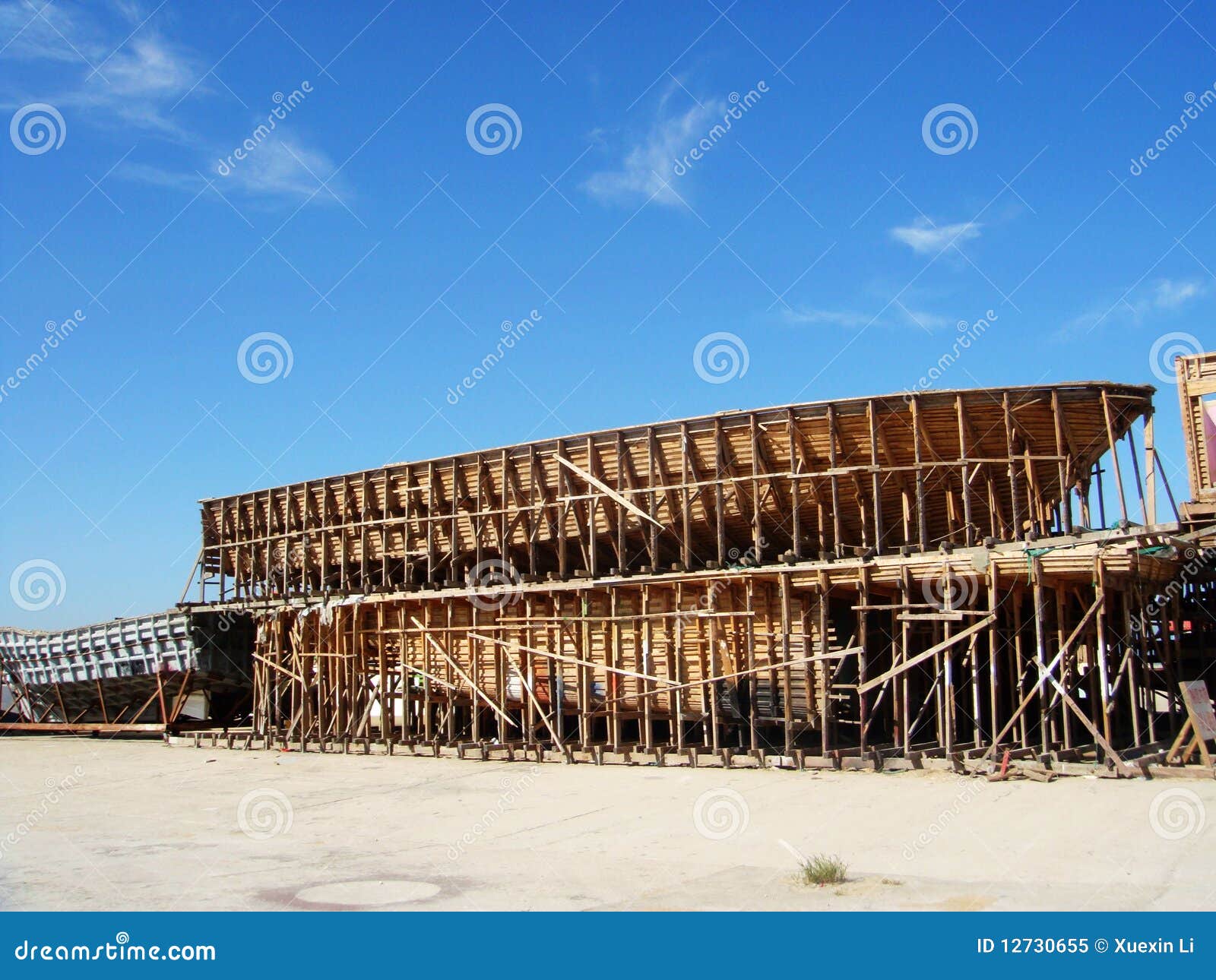 A ship s framework stock image. Image of ship, structure - 12730655