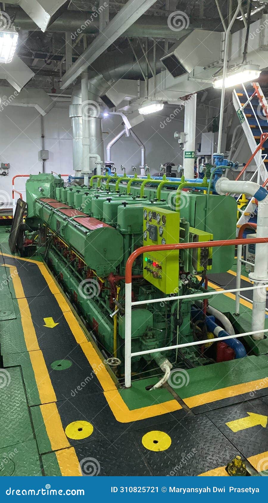 The Ship& X27;s Main Engine Stock Image - Image of main, ship: 310825721