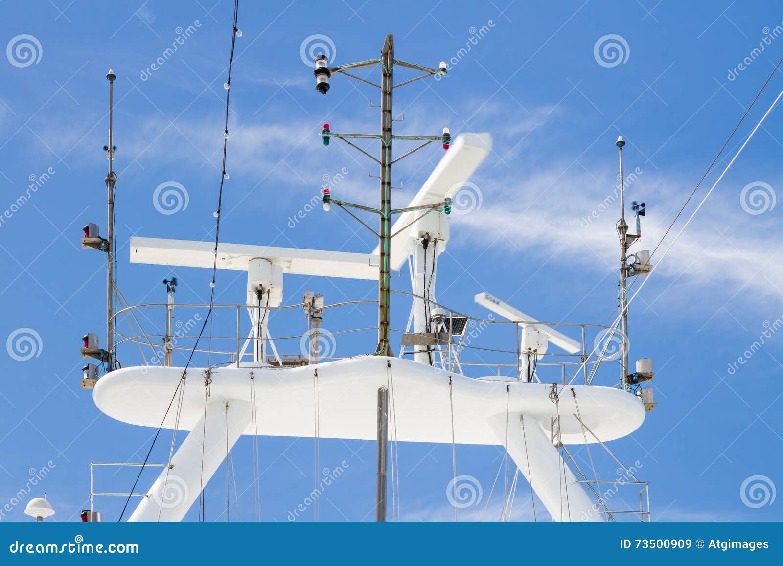 Ship s Radar editorial stock image. Image of transmission - 73500909