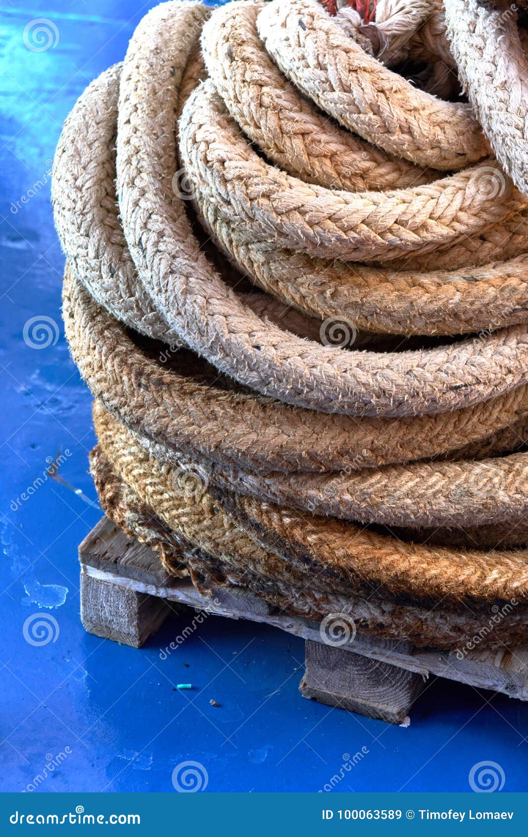Rope On Pallet Royalty-Free Stock Photo | CartoonDealer.com #26037255