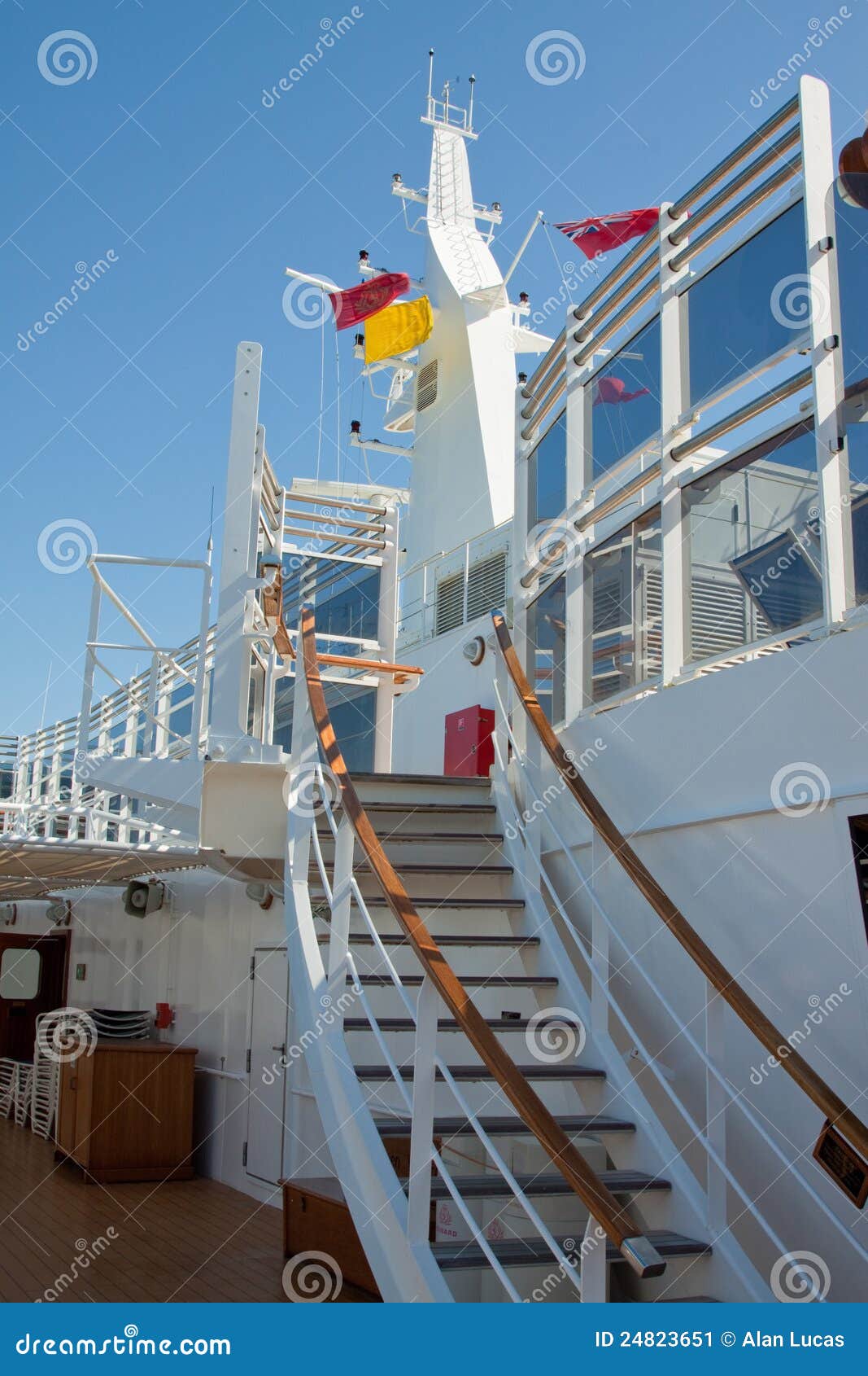 Ship s Stairway stock image. Image of rail, cruise, stairs - 24823651