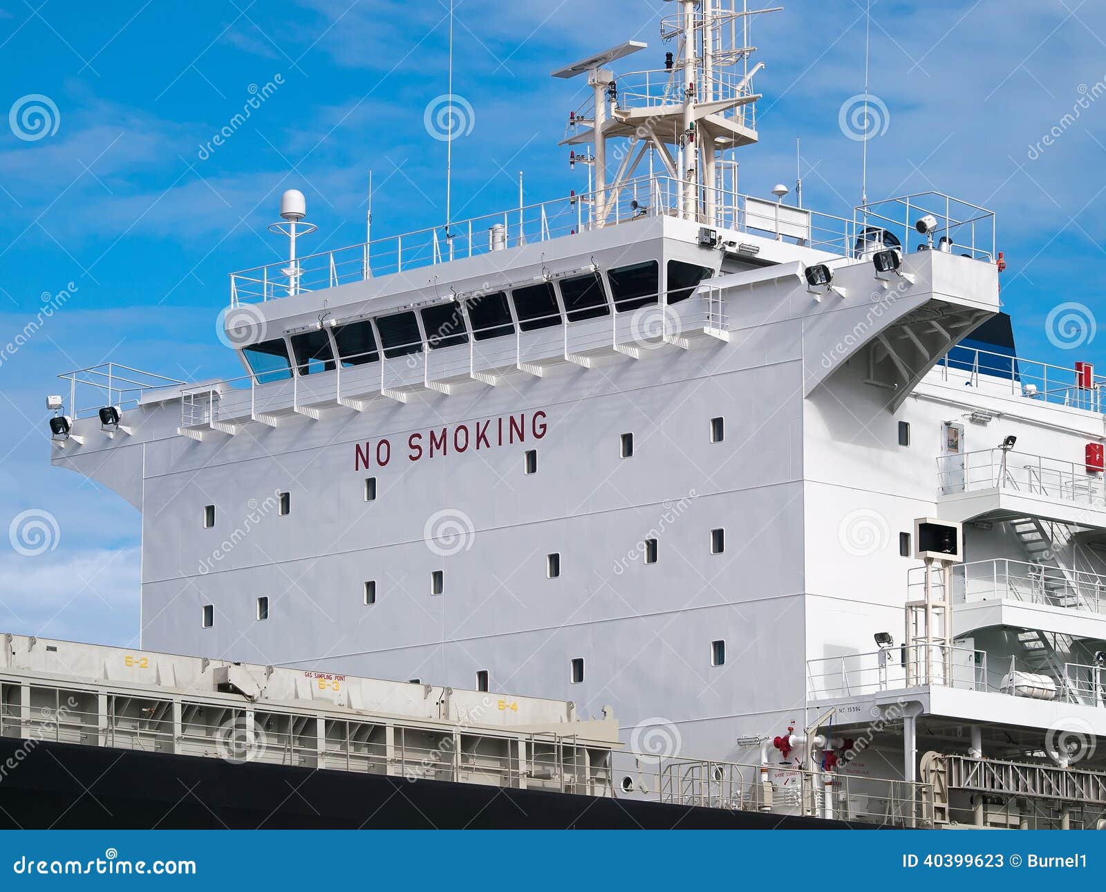 Ship s superstructure stock image. Image of large, communications ...
