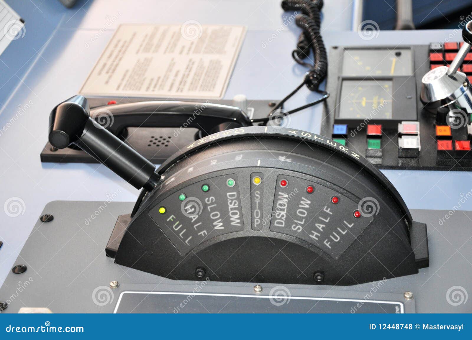 Ship s telegraph stock photo. Image of telegraph, stop - 12448748