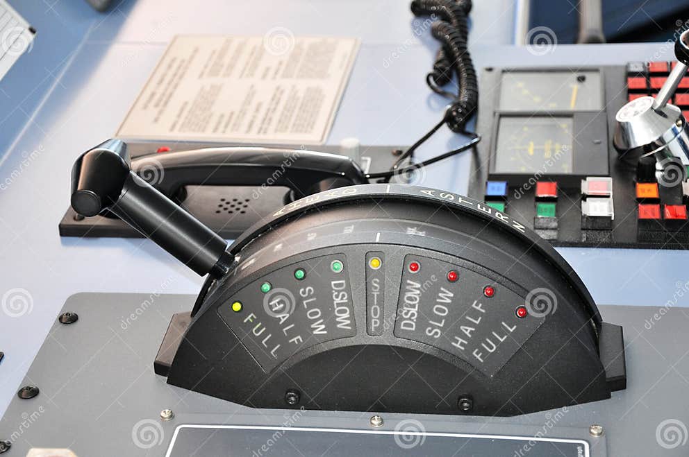 Ship s telegraph stock photo. Image of telegraph, stop - 12448748