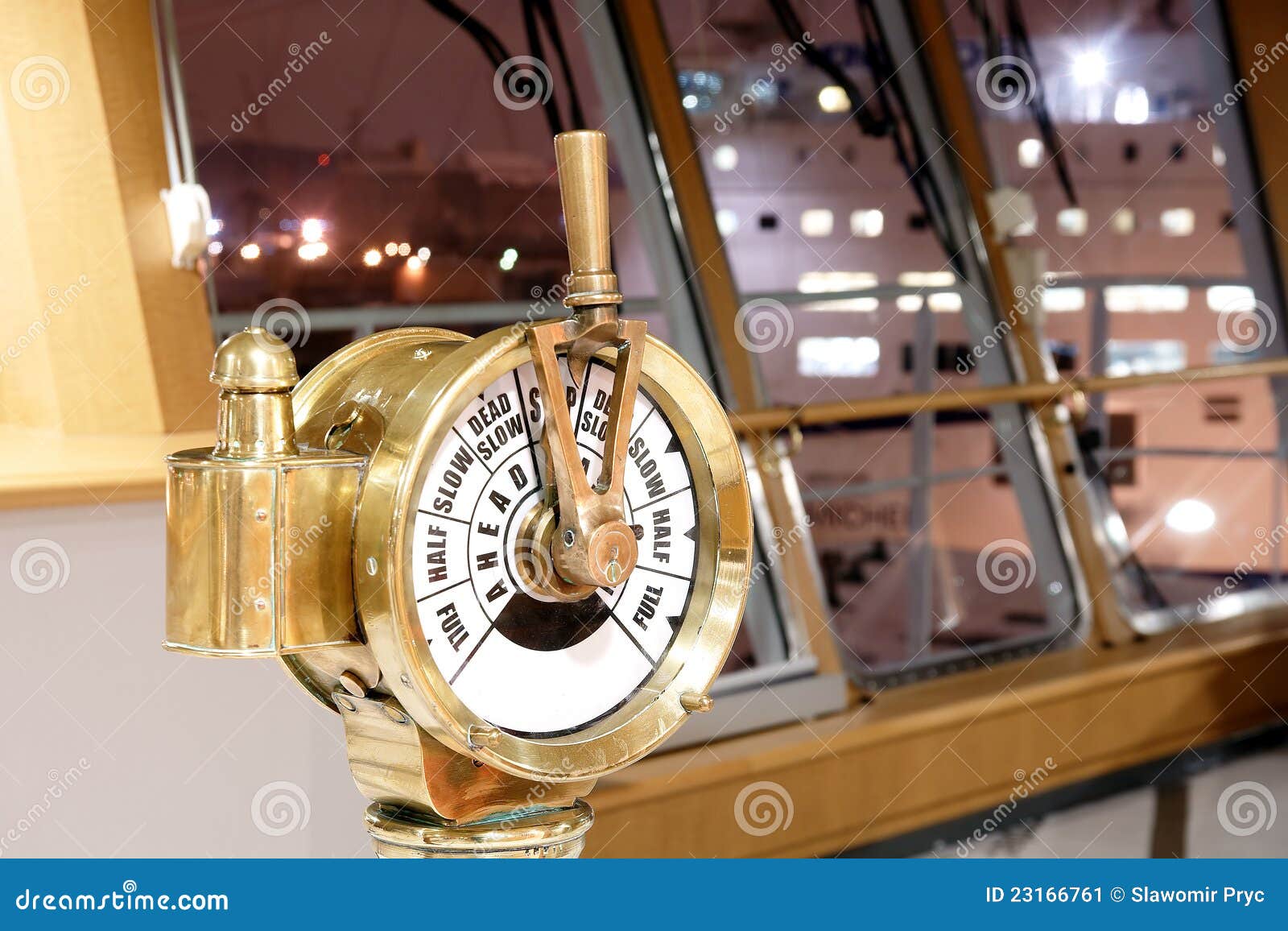 Ship s Telegraph stock image. Image of reflection, ship - 23166761