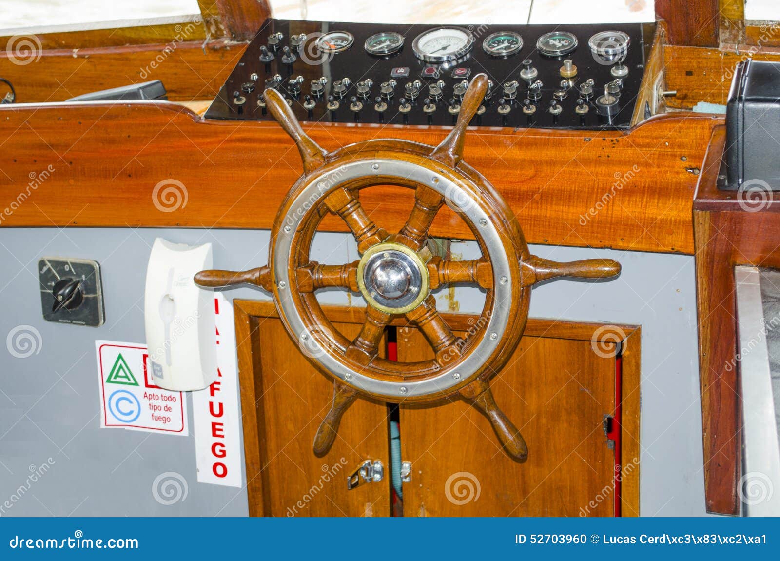 Ship s wheel stock photo. Image of control, helm, horizontal - 52703960