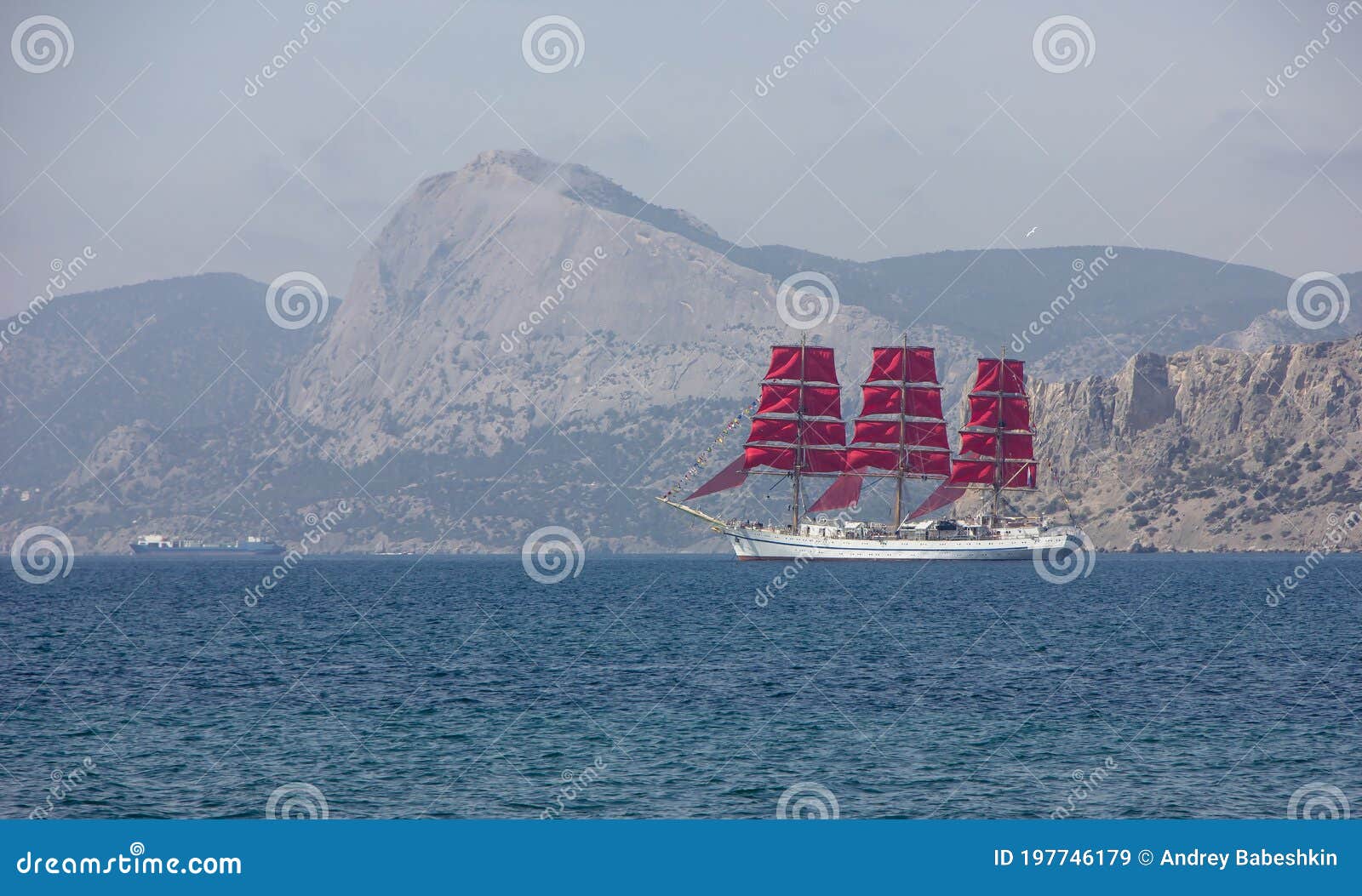 Statuette Of Ship Made From Shell Isolated On A White Background Stock ...