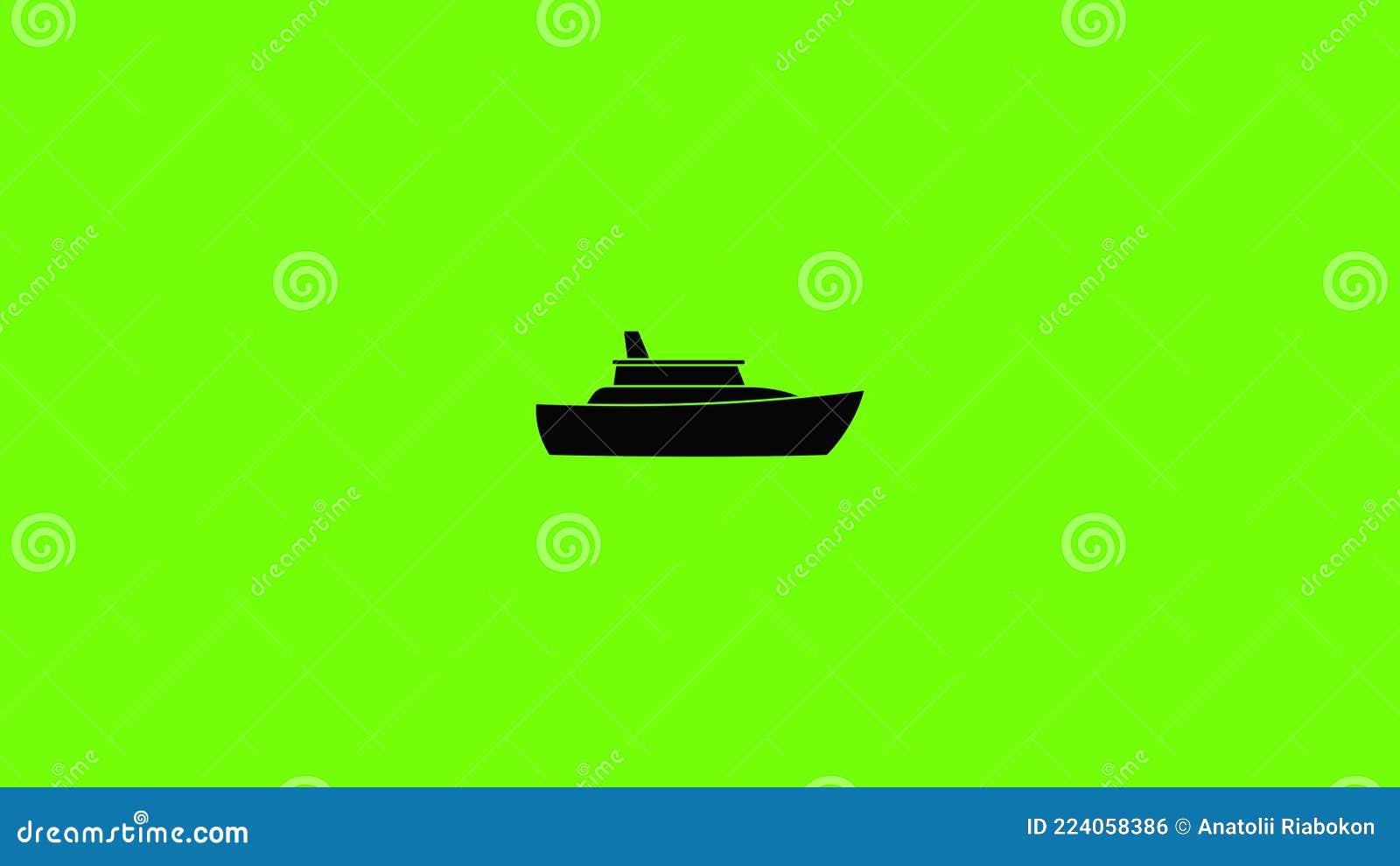 Ship sea icon animation stock footage. Video of delivery - 224058386