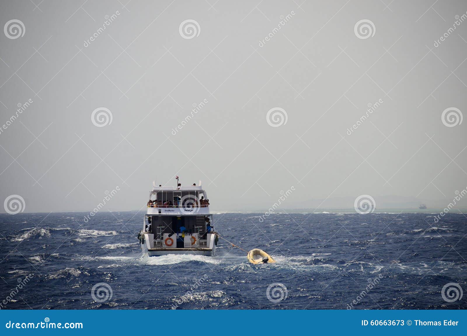 Ship in sea with waves stock image. Image of desert, adventure - 60663673