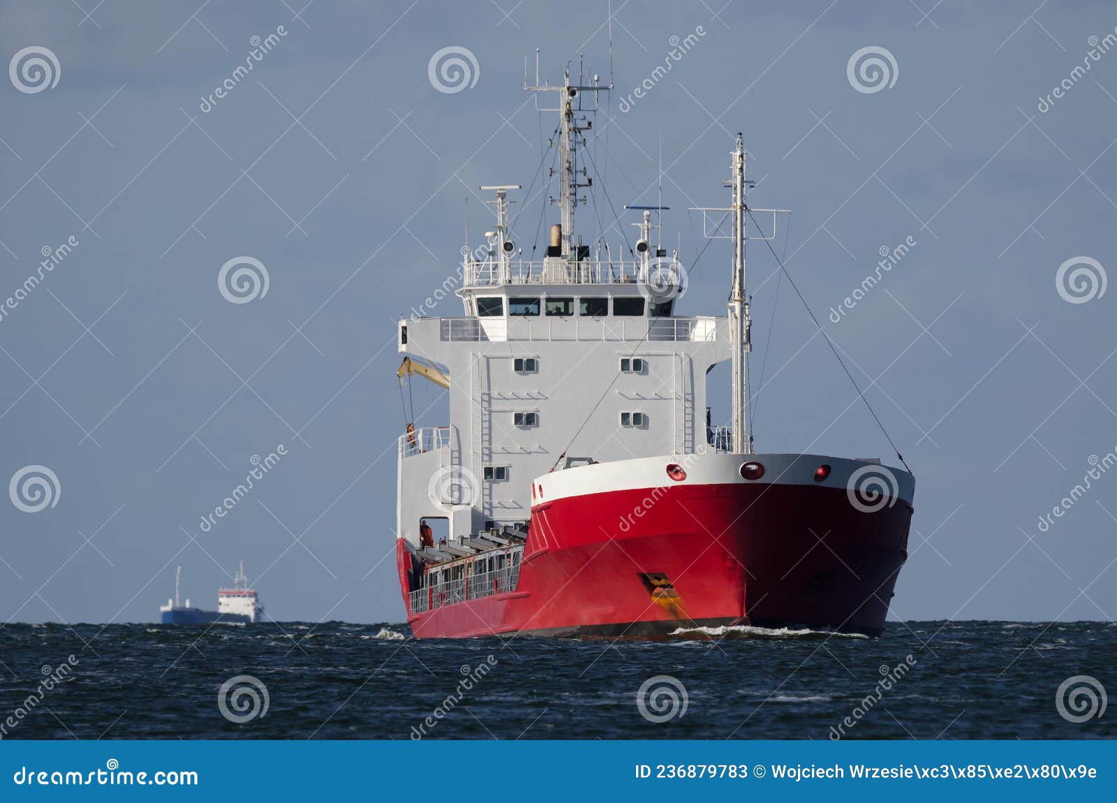 MERCHANT VESSEL stock image. Image of cargo, infrastructure - 236879783