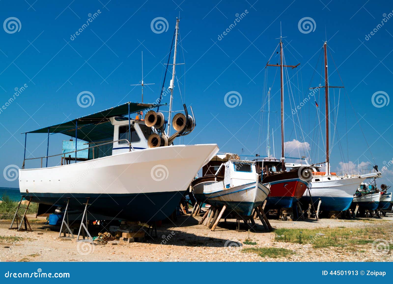 The Ship at Shipyard for Paint Stock Image - Image of industrial ...