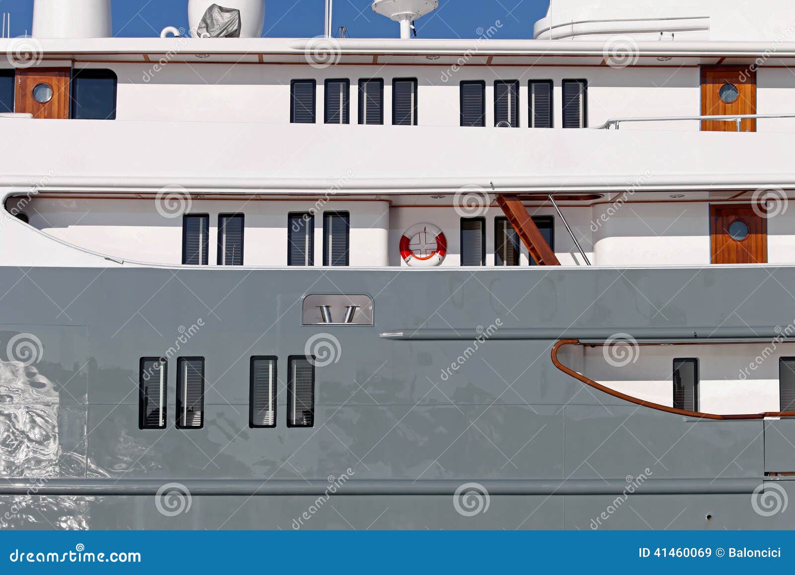Ship side stock image. Image of ship, boat, travel, yacht - 41460069
