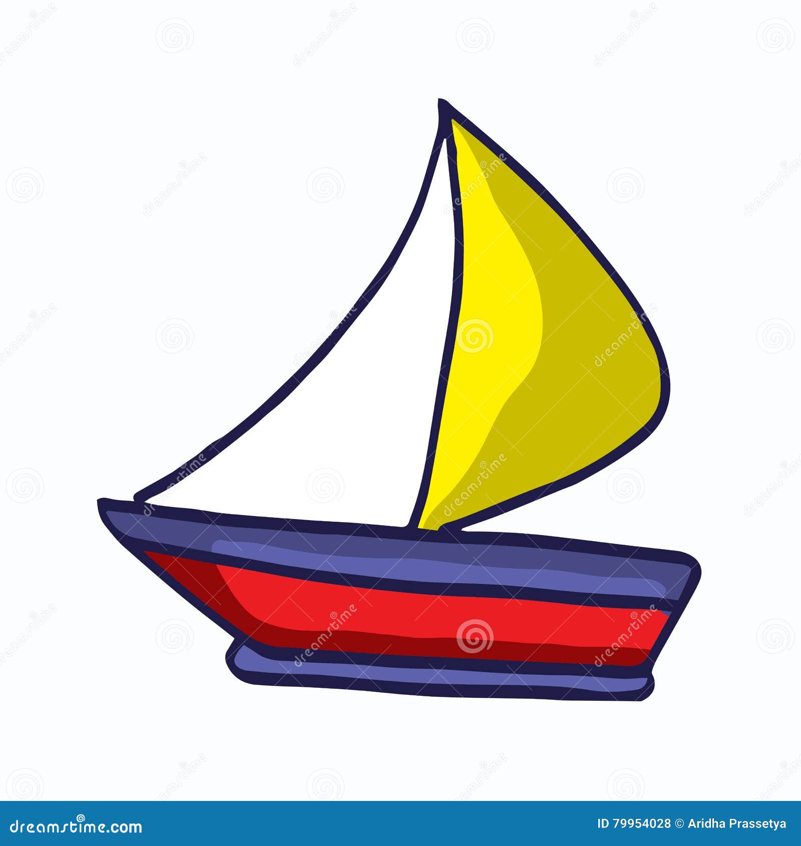 Simple Cartoon Ship