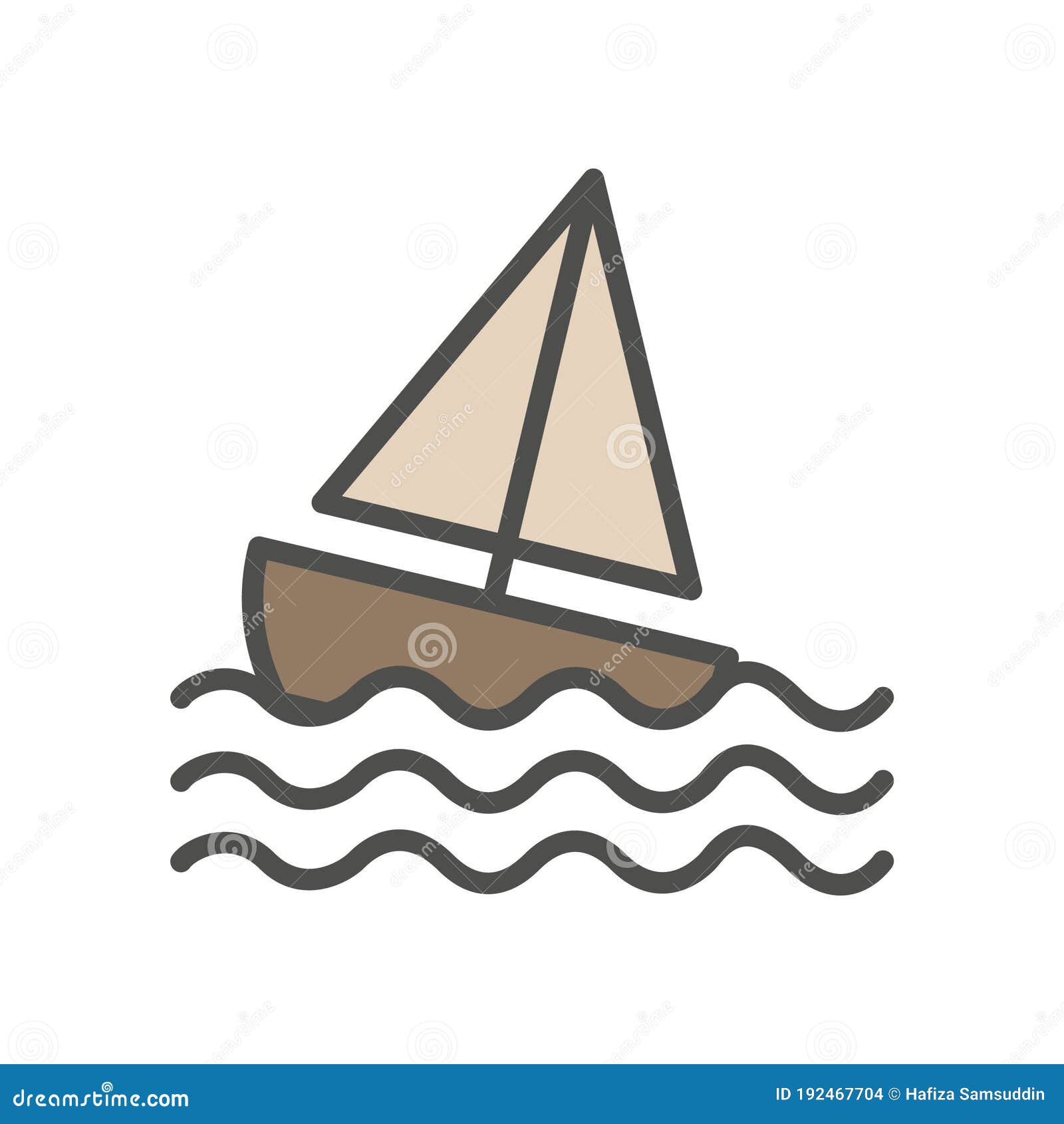 The Ship Is Sinking Icon. Element Of Ship Illustration. Premium Quality ...