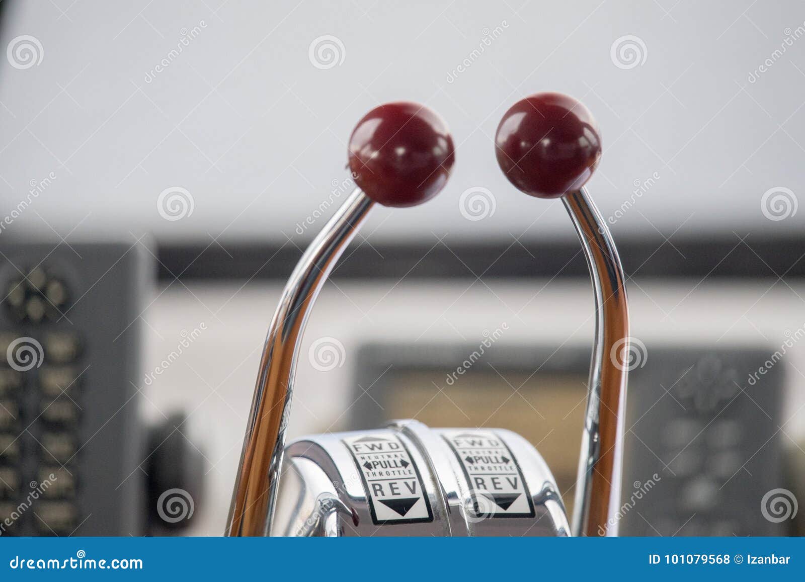 Ship Speed Control Gear Knob Detail Stock Photo - Image of ocean, speed ...