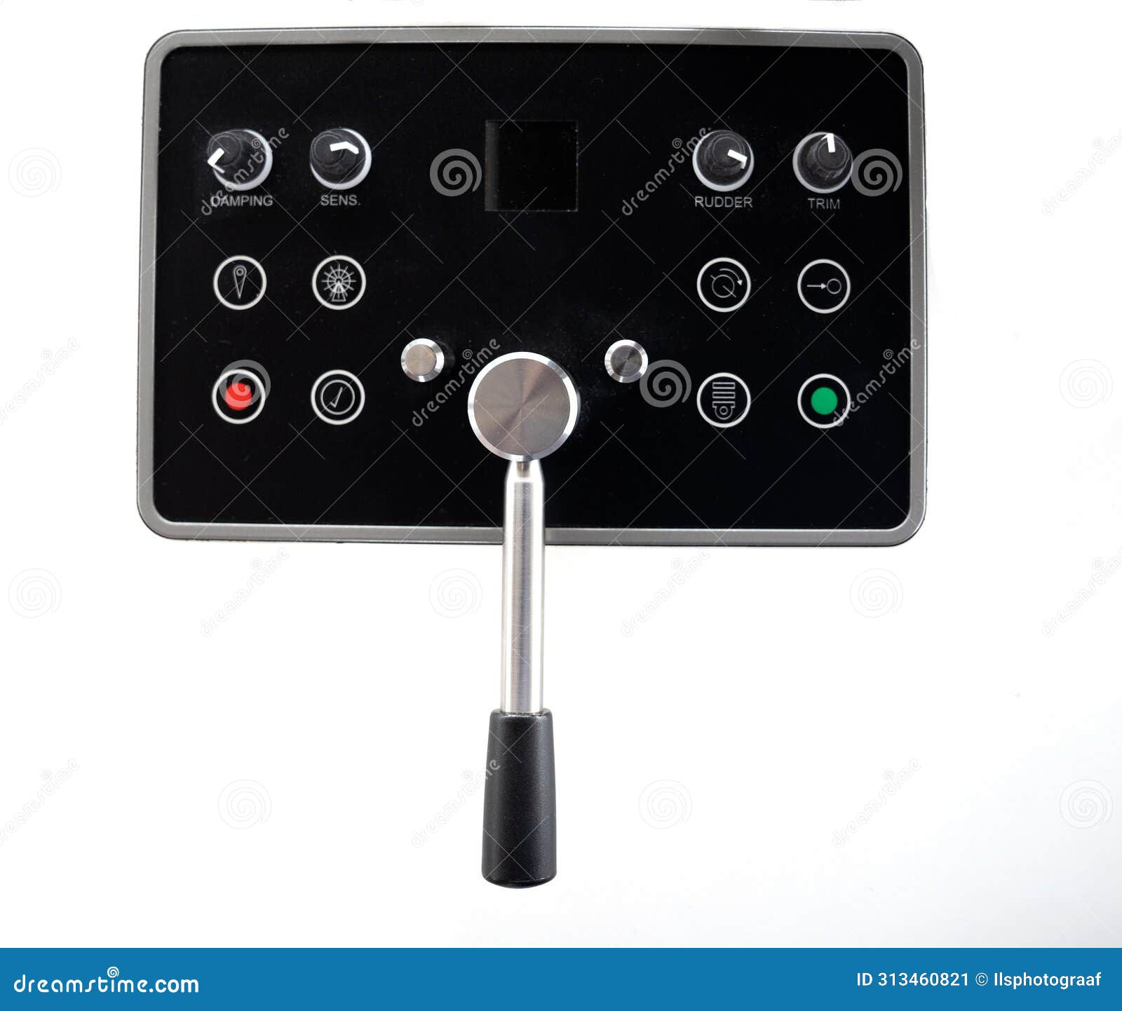 Ship Steering Control Panel for Navigation Stock Image - Image of ...