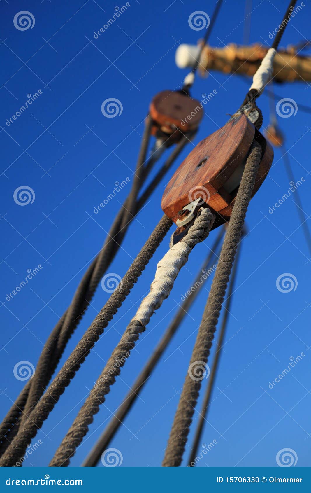Ship tackles stock photo. Image of boat, wooden, wheel - 15706330