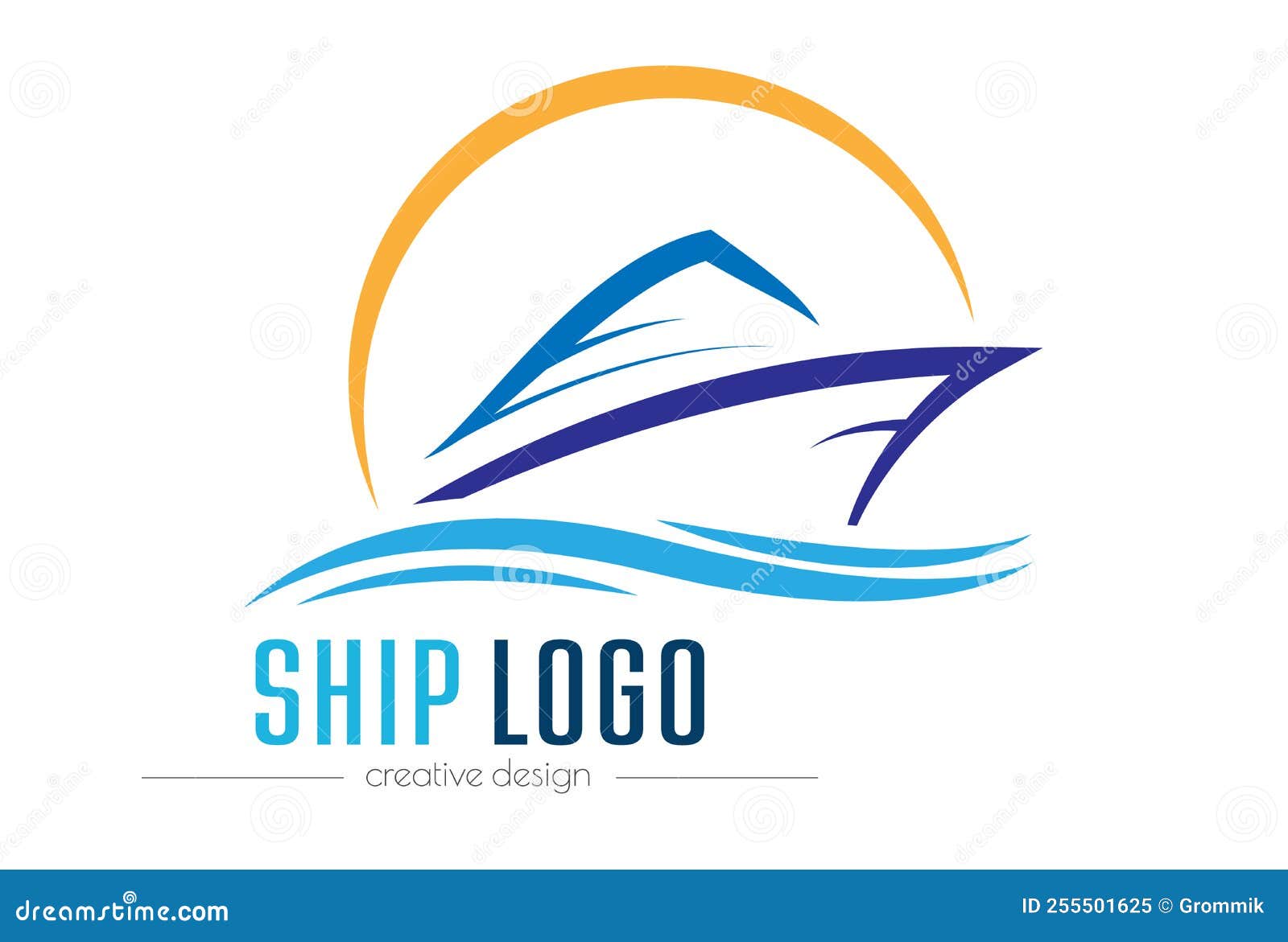 Ship. Template for Logo, Sticker, Stickers and Labels, for Websites and ...