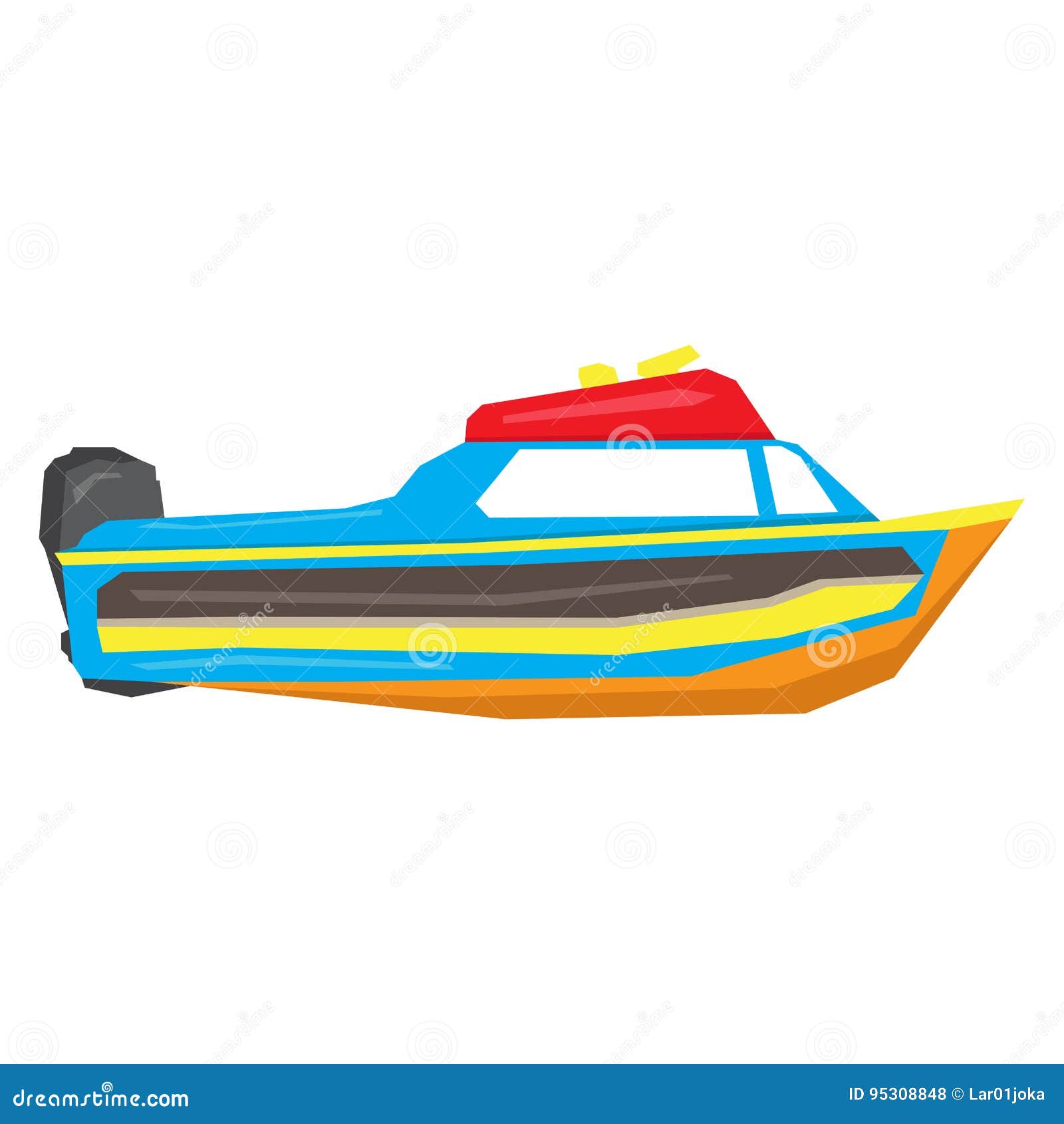 Ship toy stock vector. Illustration of childhood, object - 95308848