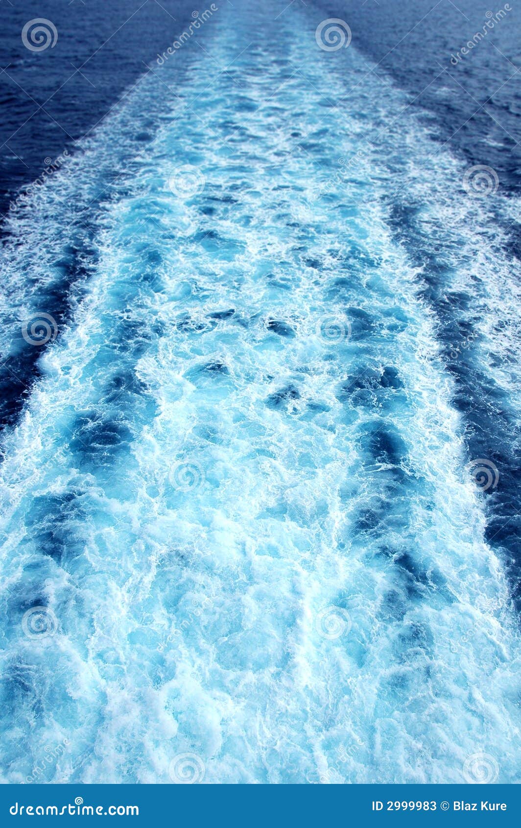 Ship trace stock image. Image of ferry, seaside, vessel - 2999983