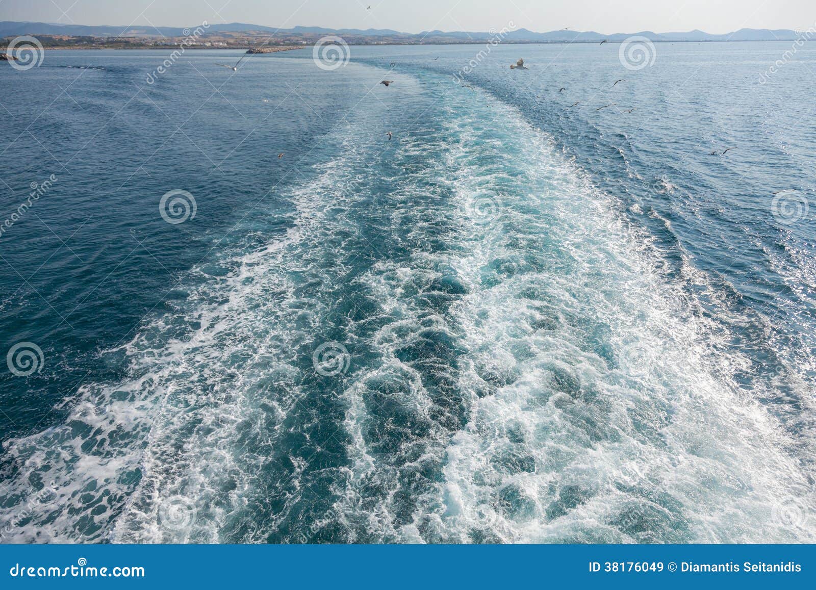 Ship trace stock image. Image of marine, yacht, motion - 38176049