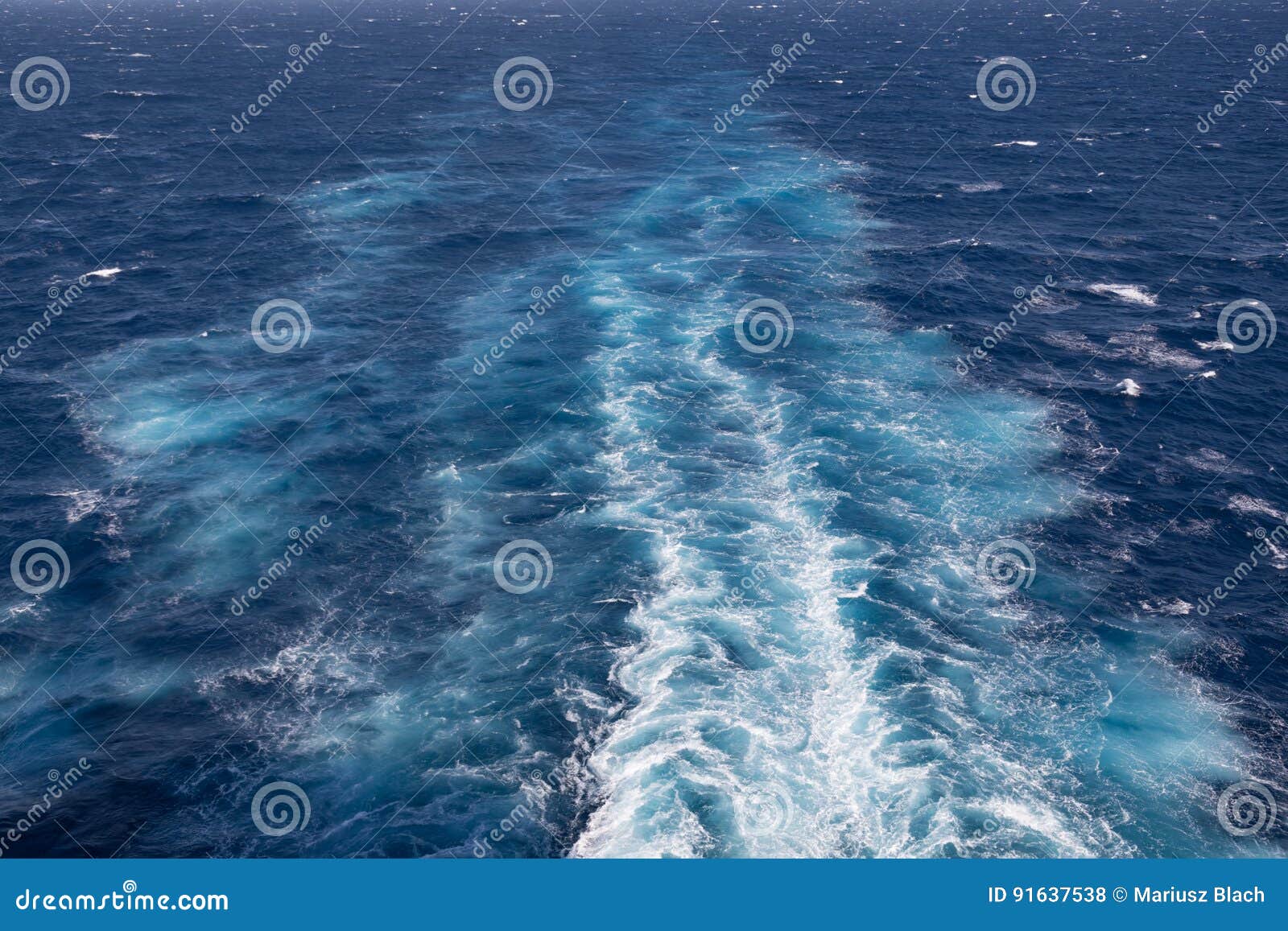 Ship track on the ocean stock photo. Image of leisure - 91637538