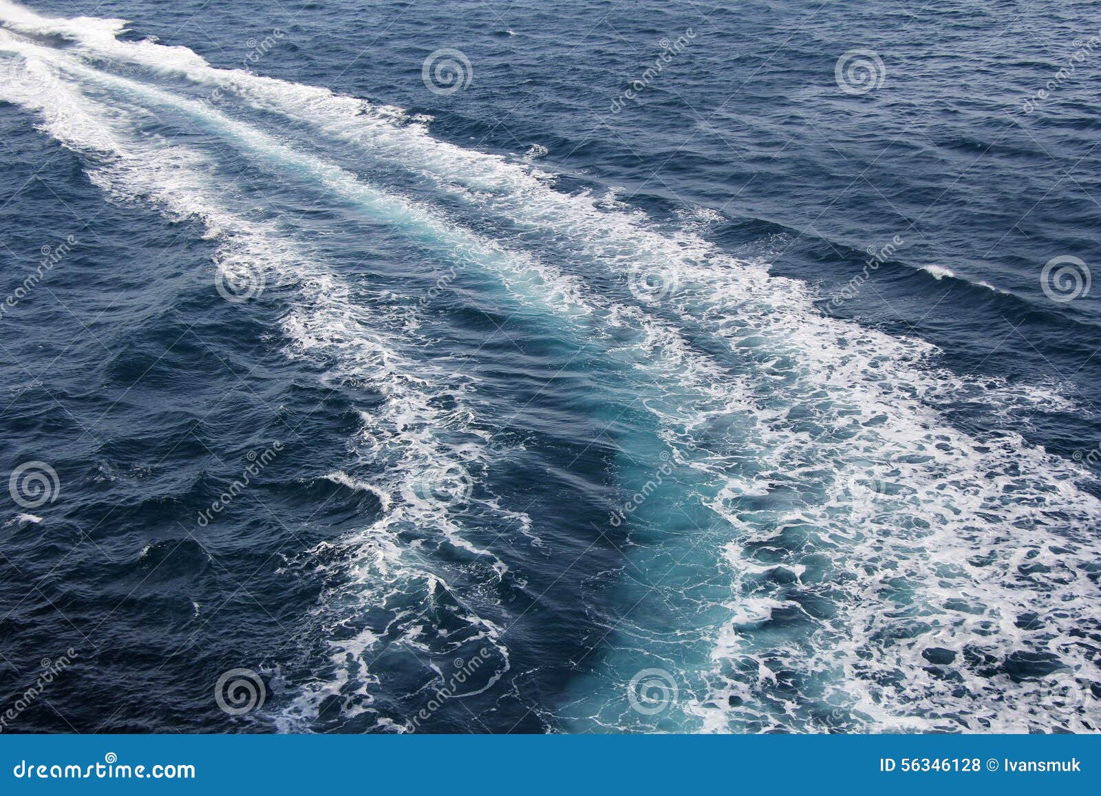 Ship Track on sea stock photo. Image of environment, nature - 56346128