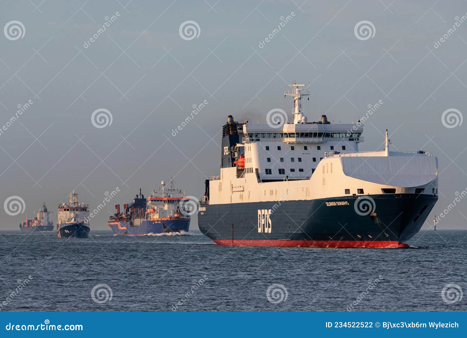 Ship Traffic Control Tower, Copy Space. Weather And Sea Monitoring ...