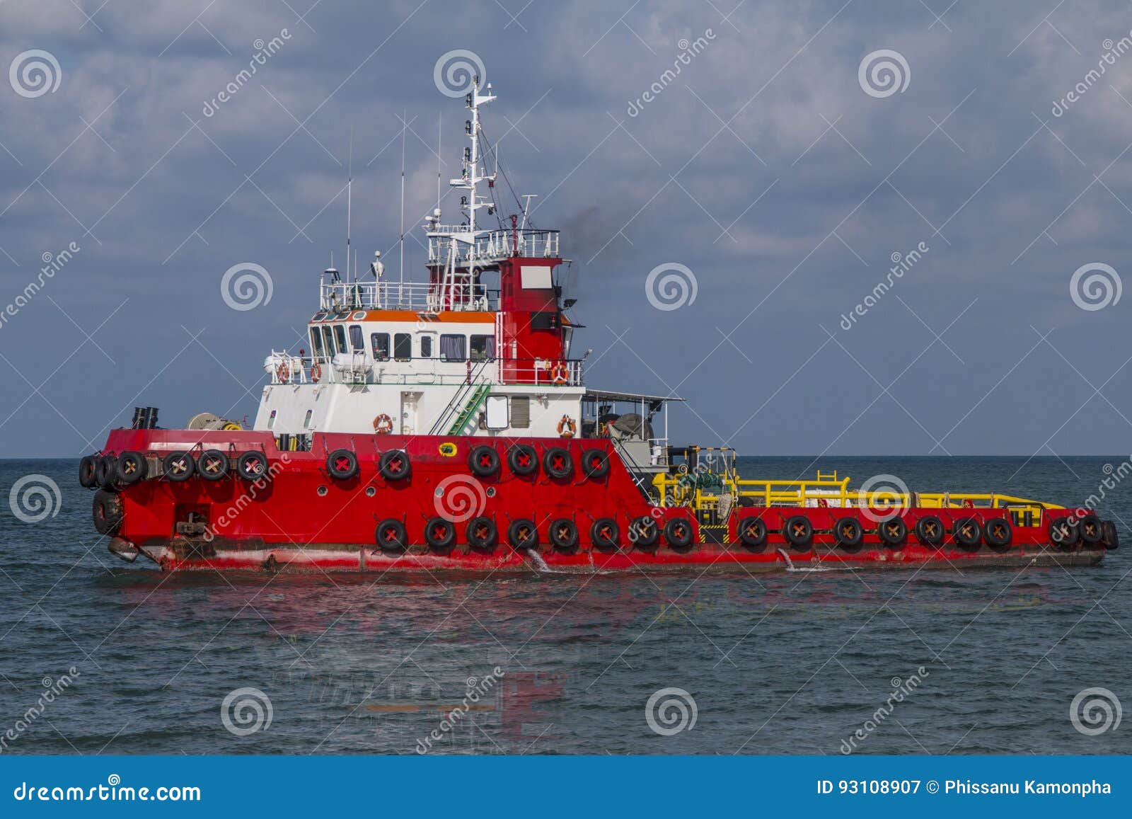 Ship Truck for Drag and Push Forward Stock Image - Image of forc, push ...