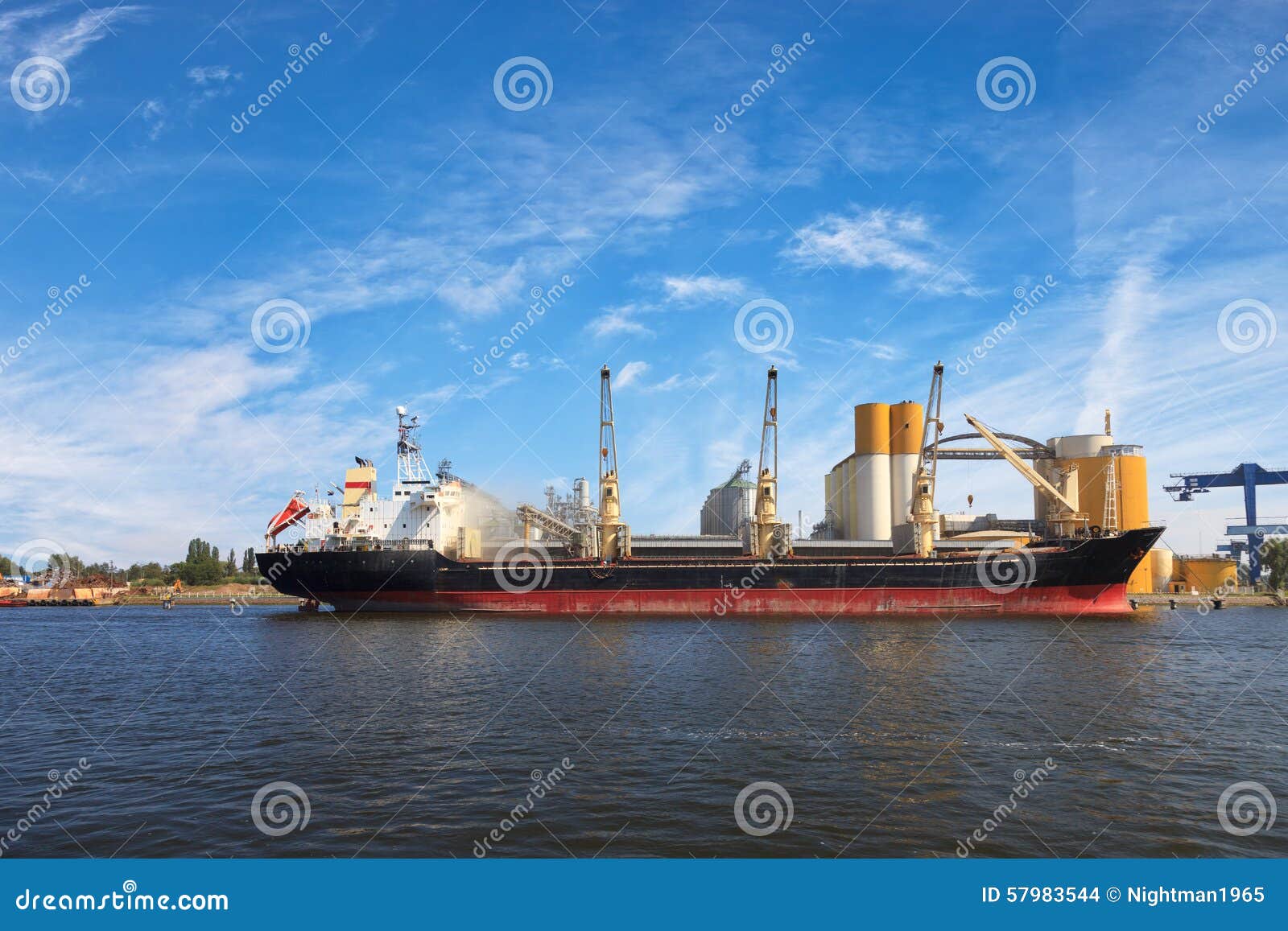 Grain Ship Stock Photo | CartoonDealer.com #2113350