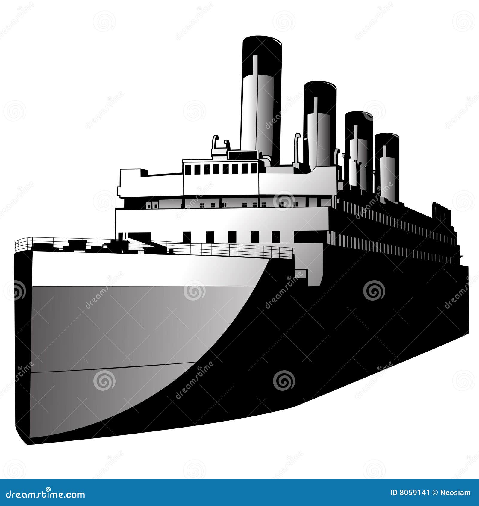 Ship Vector Art stock vector. Illustration of symbols - 8059141