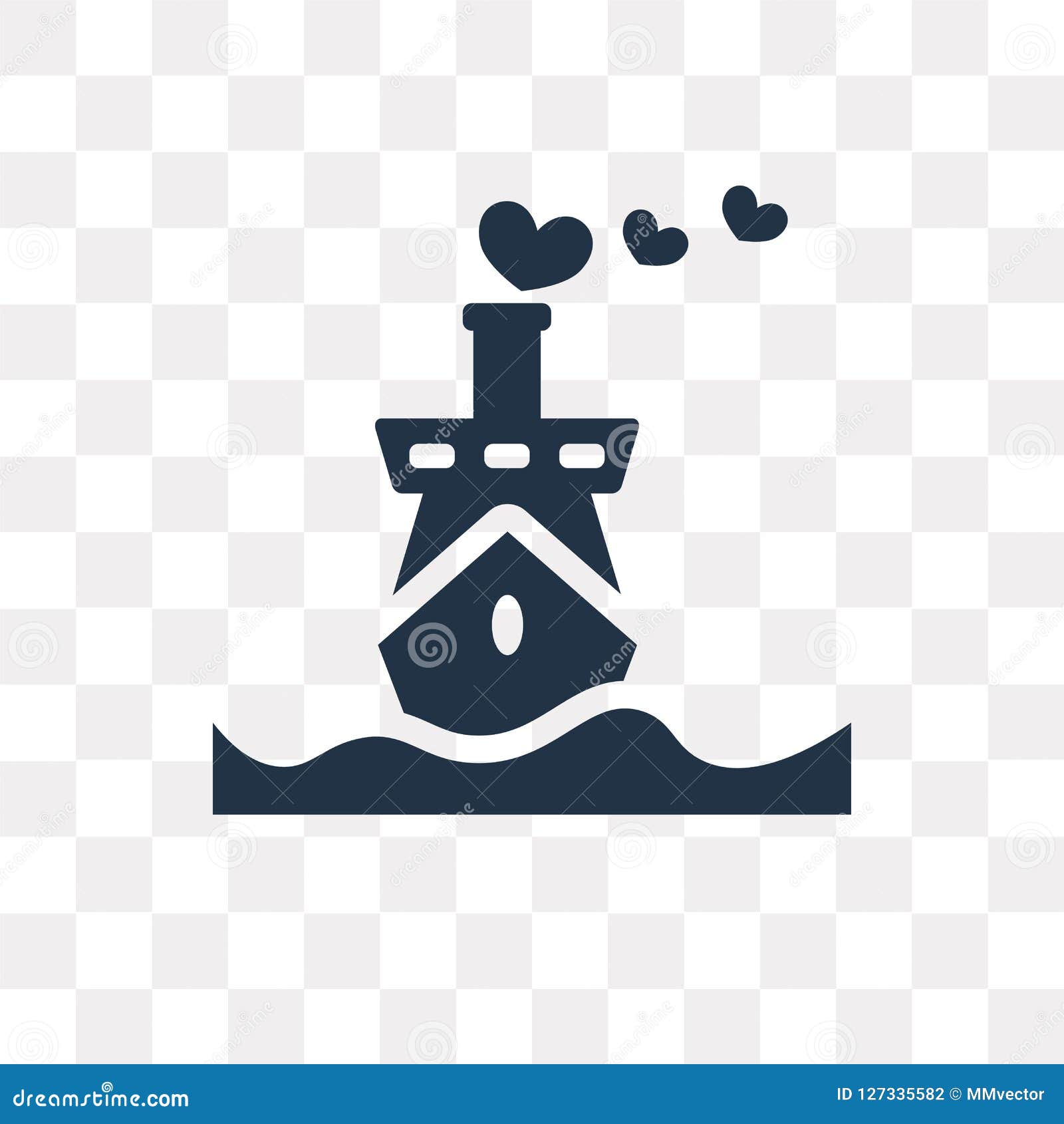 Ship Vector Icon Isolated on Transparent Background, Ship Trans Stock ...