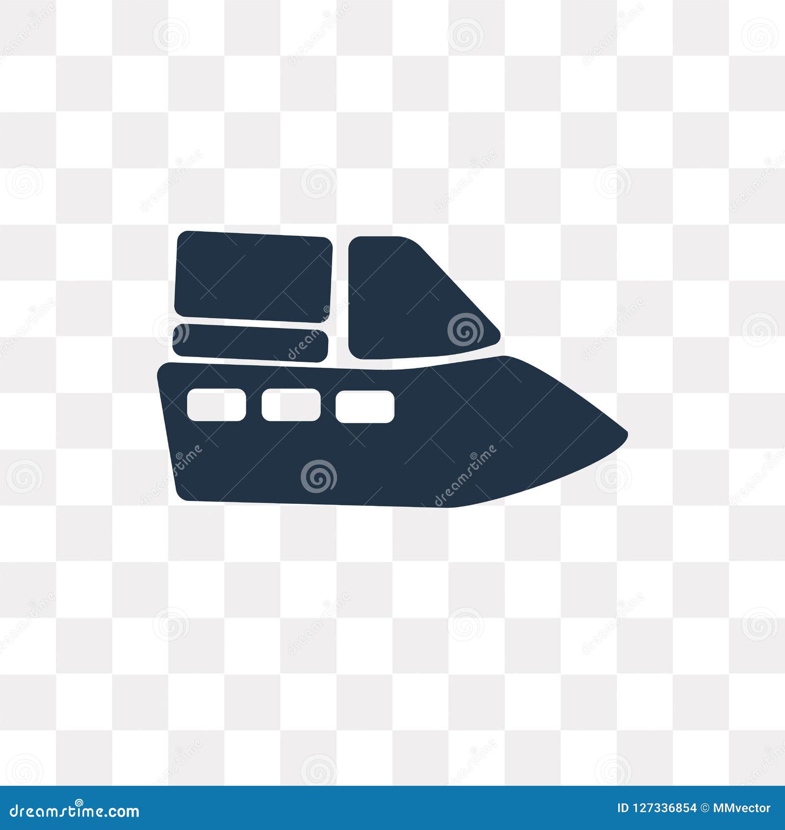 Ship Vector Icon Isolated on Transparent Background, Ship Trans Stock ...