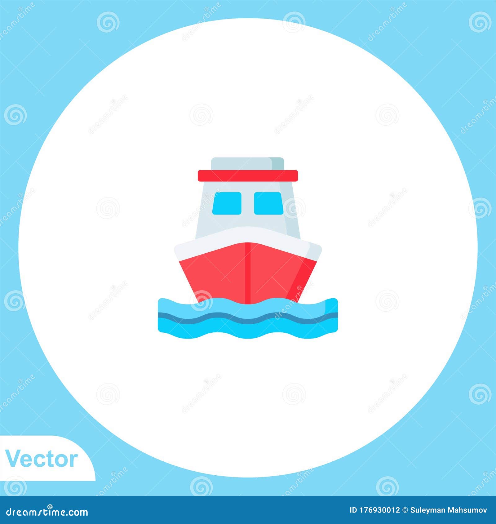 Ship Vector Icon Sign Symbol Stock Illustration - Illustration of ...
