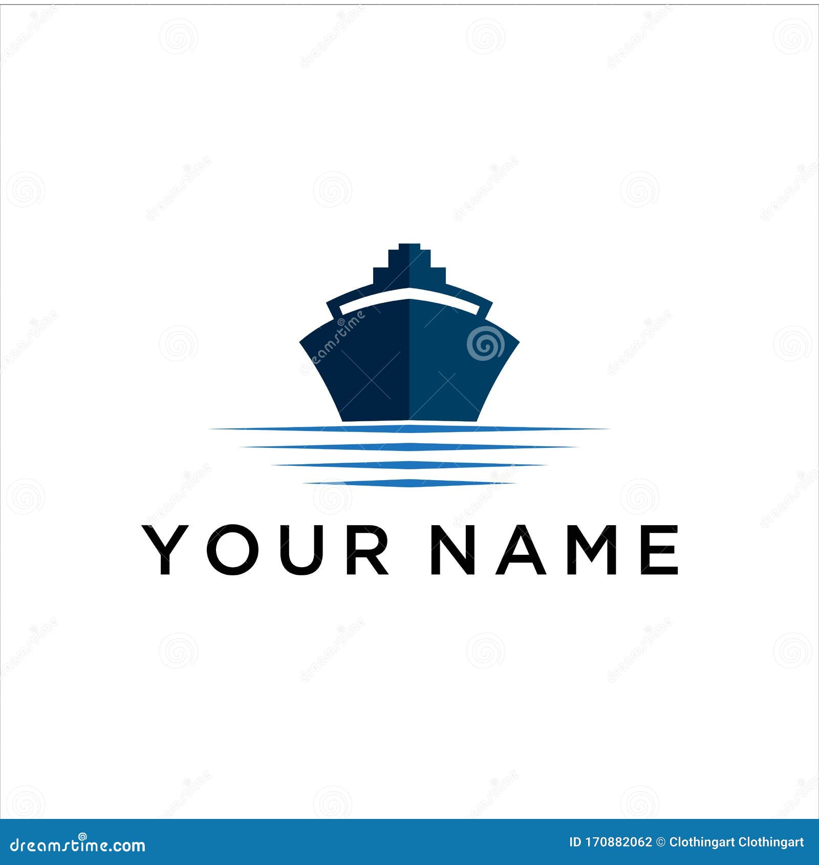 Ship Vector Logo Graphic Abstract Modern Stock Vector - Illustration of ...