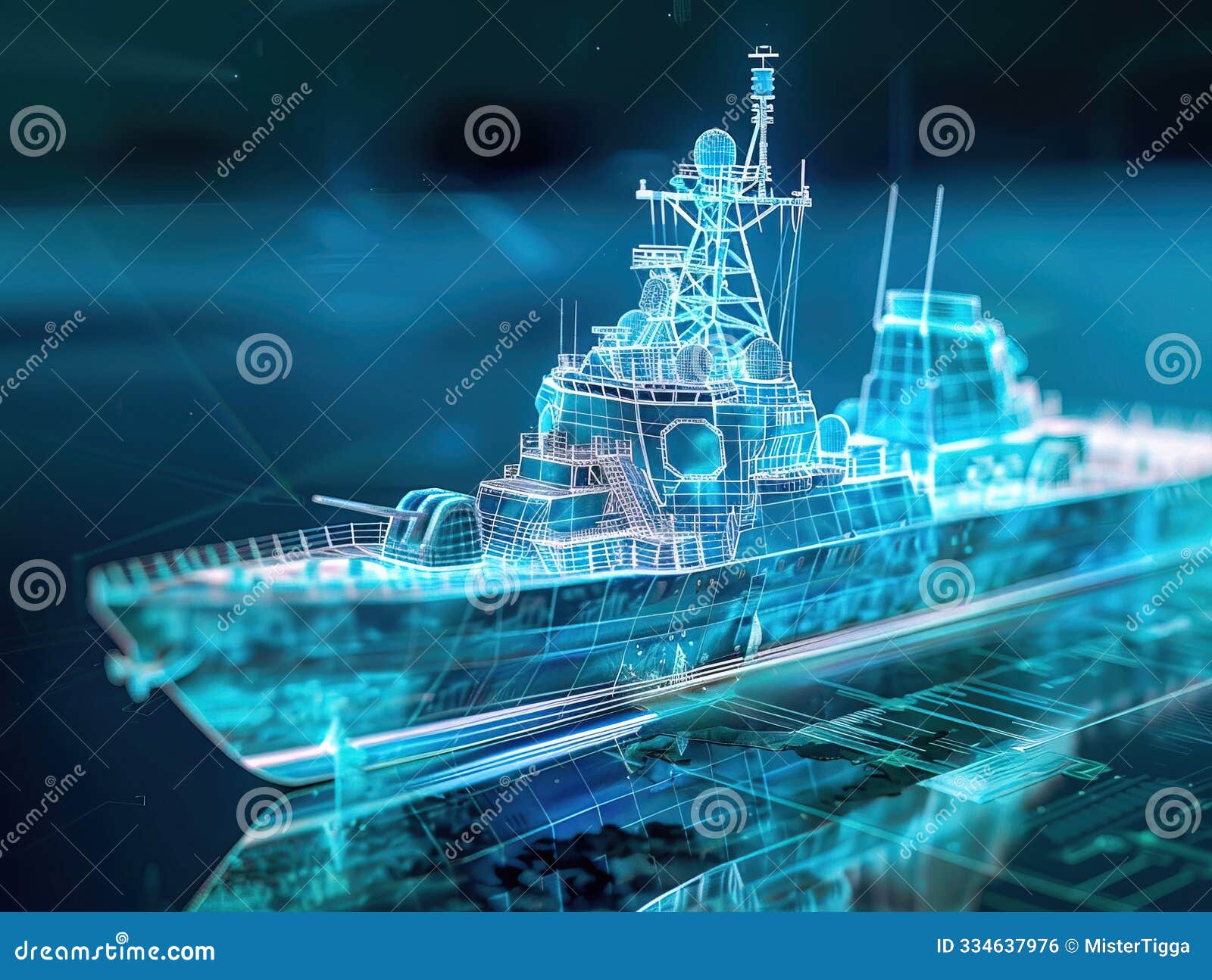 Ship Visualization with Augmented Reality Transparent Ship in Studio ...