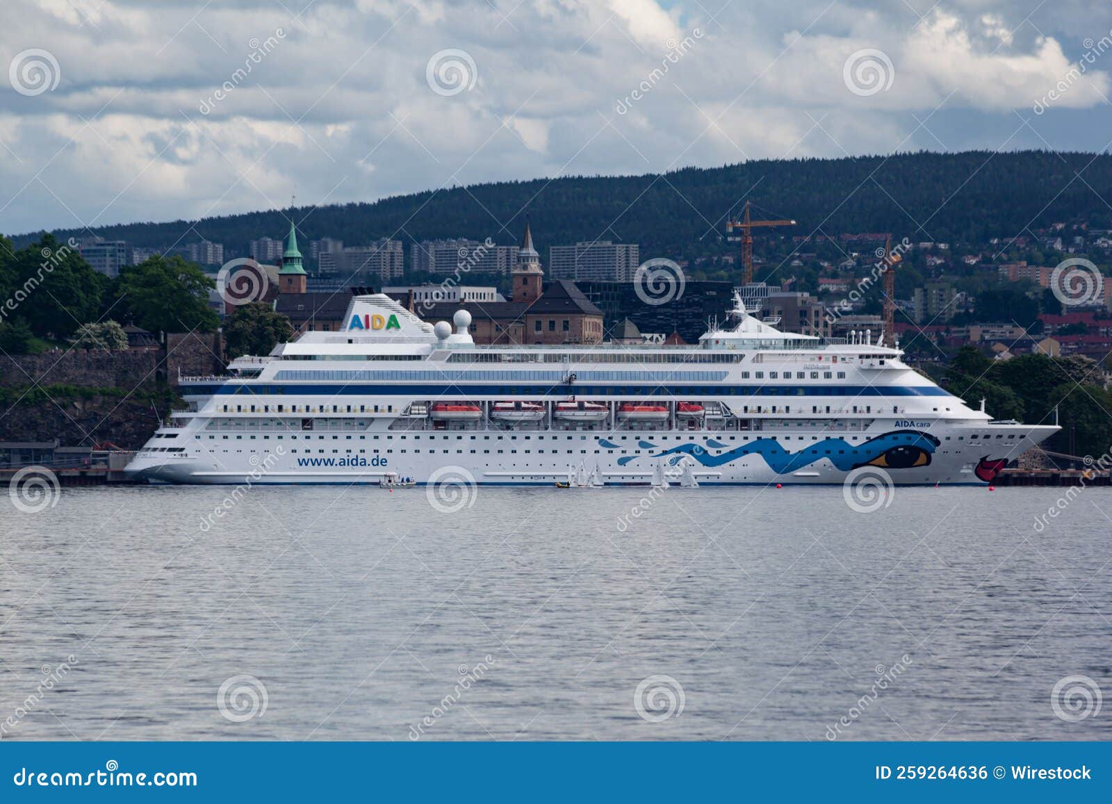 Ship at the Waterfront of Oslo, Norway Editorial Photo - Image of ...