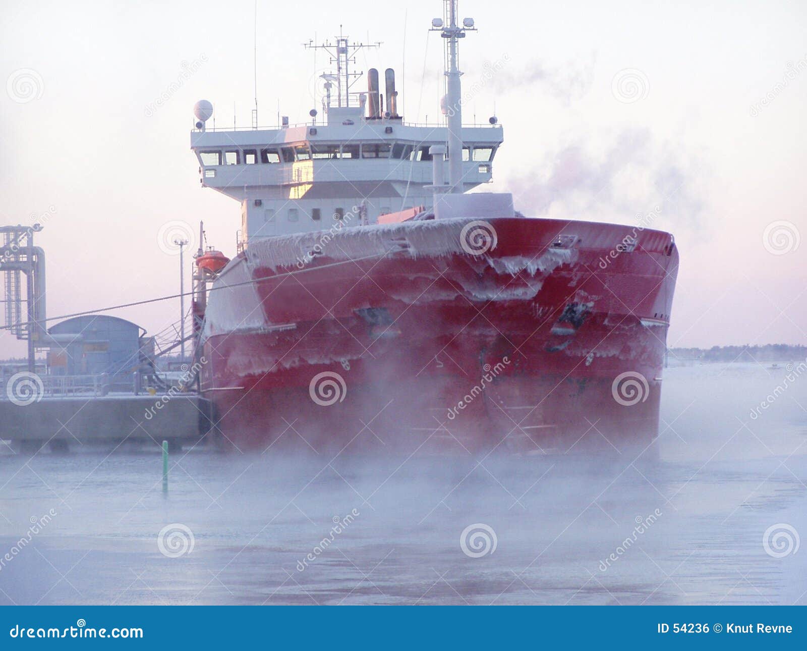 Ship in winter stock photo. Image of delivery, freezing - 54236