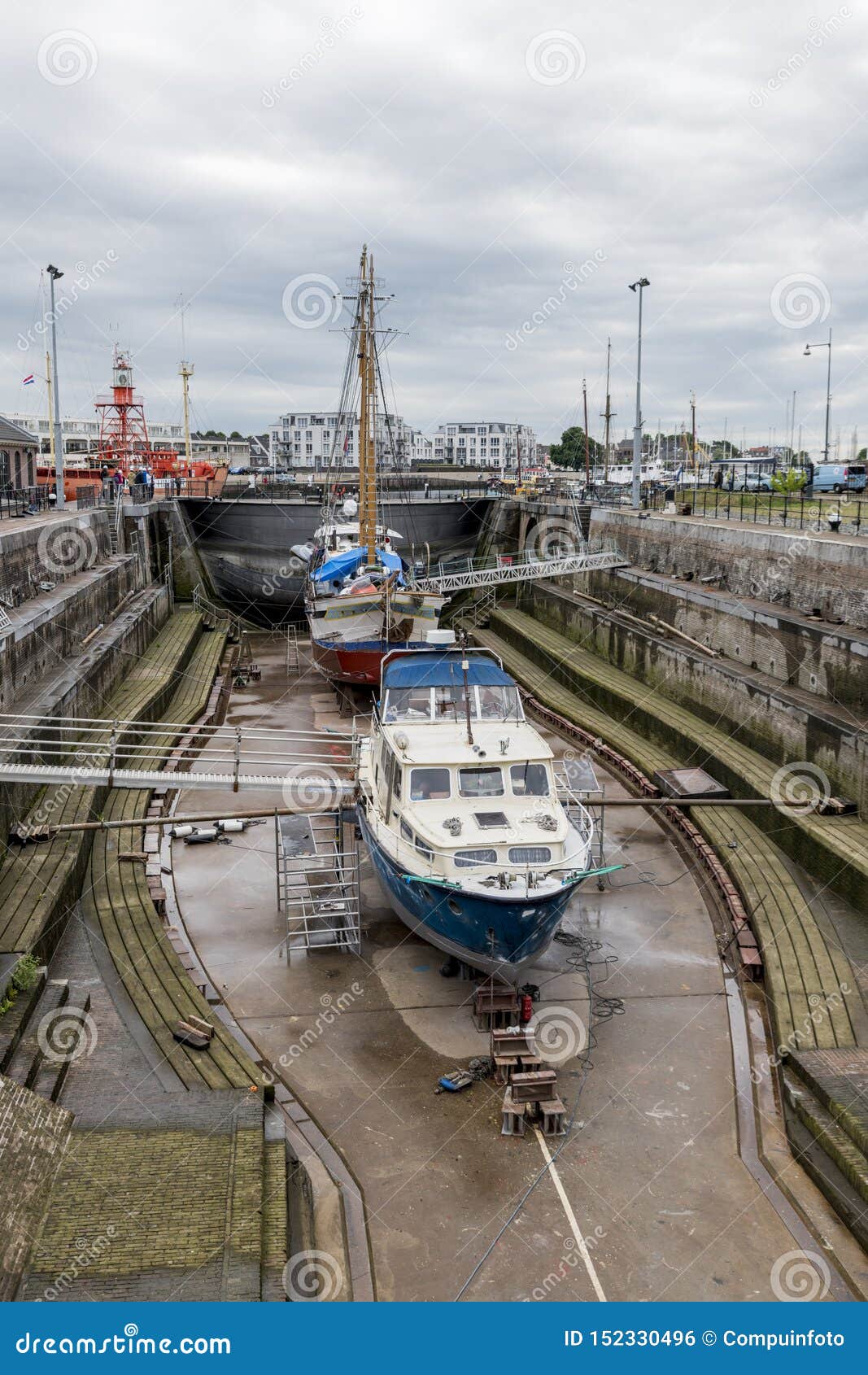 Ship in the only Working Drydock in Holland Editorial Photo - Image of ...