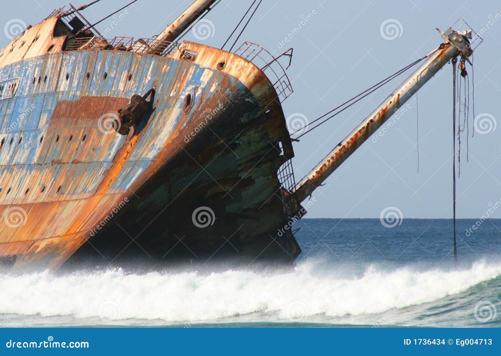 Ship-wreck Of Ship In The Red Sea Stock Photo | CartoonDealer.com #44194986