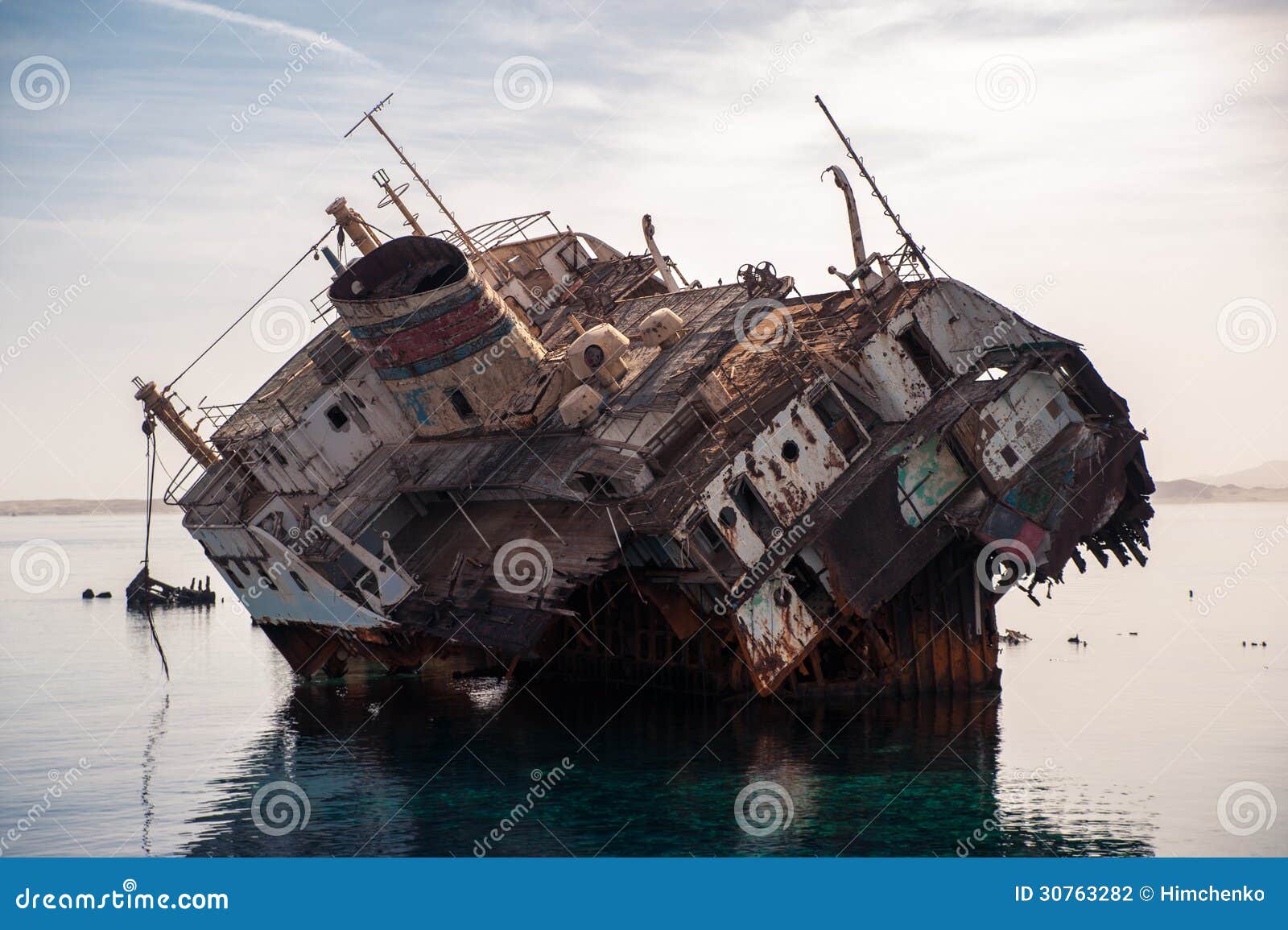 Ship wreck stock photo. Image of history, danger, water - 30763282
