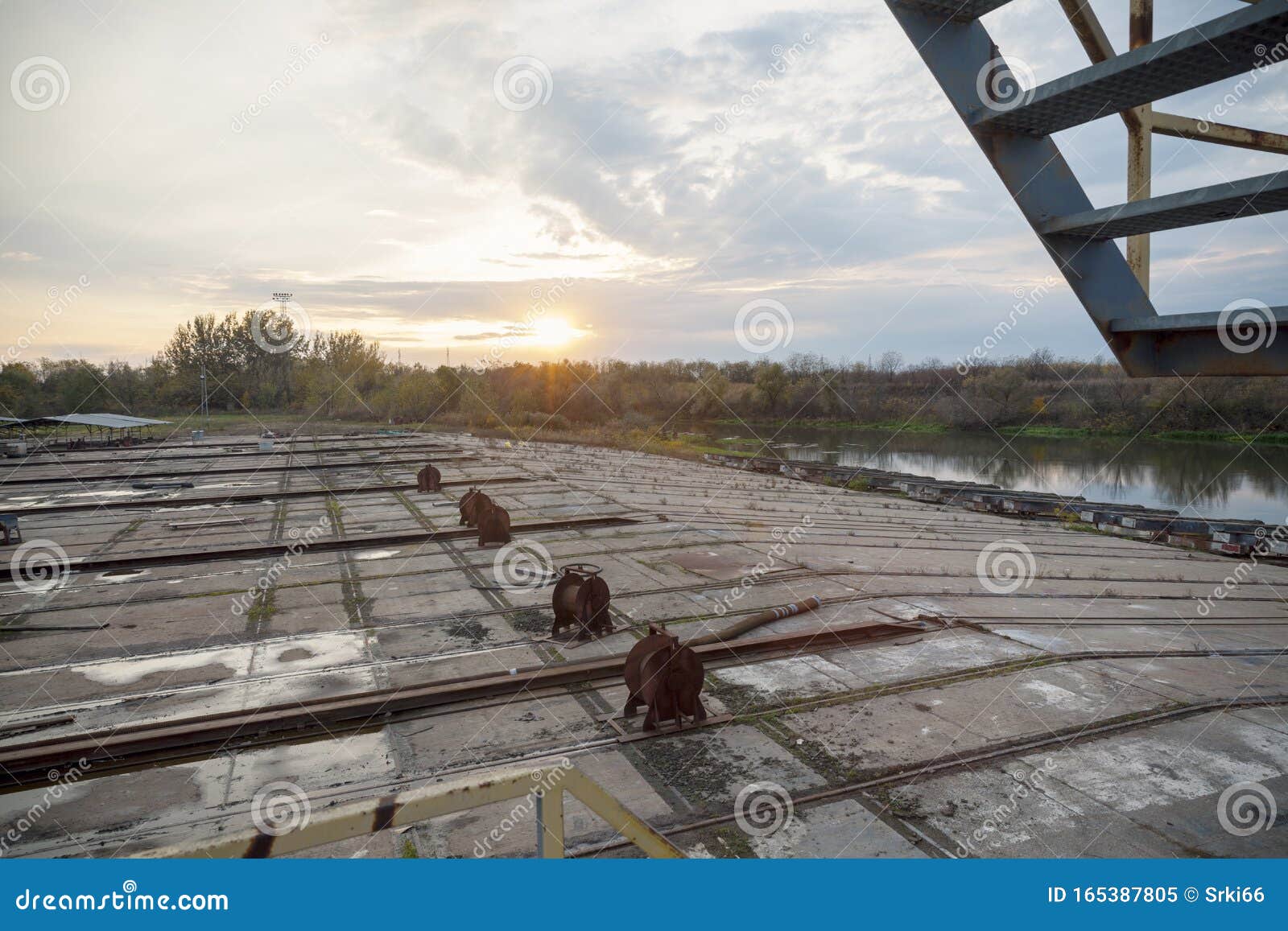Ship yard with rusty ship stock image. Image of hull - 165387805