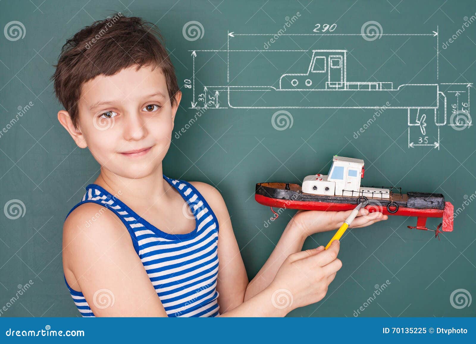 Shipbuilder stock image. Image of childhood, imagination - 70135225