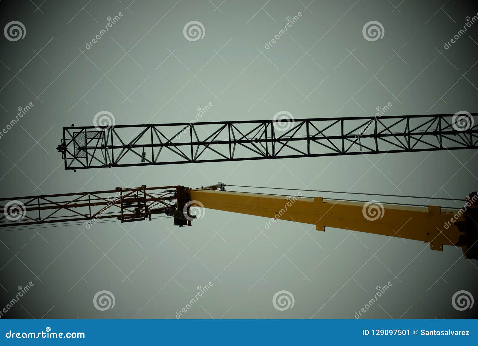 Shipbuilding cranes stock image. Image of construction - 129097501